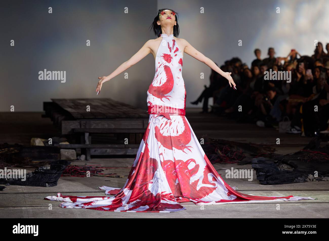 Sydney, Australia. 17th May, 2024. A model walks the runway during the ...