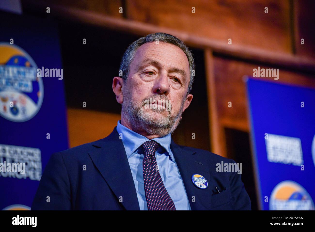 Rome, Italy. 17th May, 2024. The lawyer Gian Domenico Caiazza attends ...