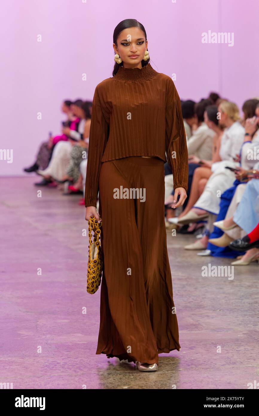 Sydney, Australia. 17th May, 2024. A model walks the runway during the ...