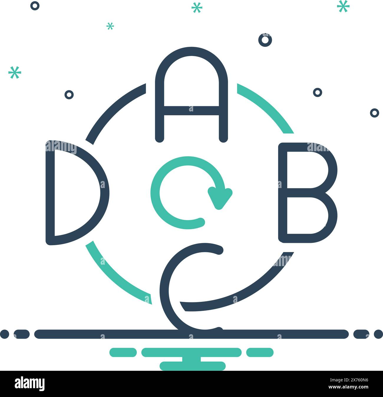 Icon for permutation, change Stock Vector Image & Art - Alamy