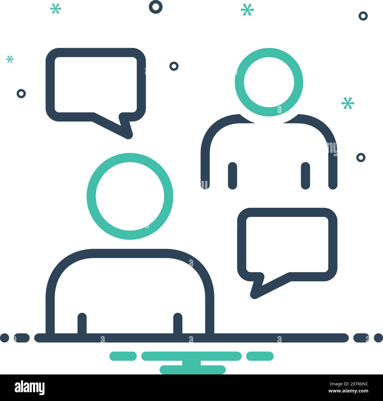 Persuasive discussion Stock Vector Images - Alamy