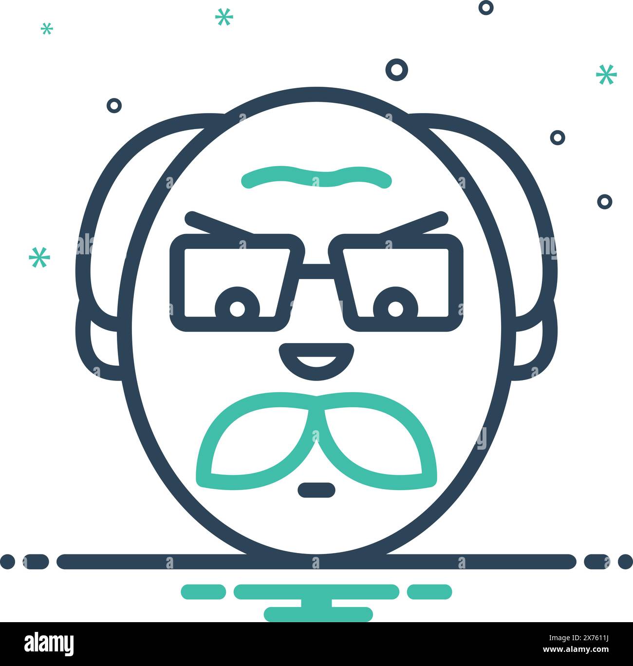 Icon for gaffer, angry Stock Vector Image & Art - Alamy