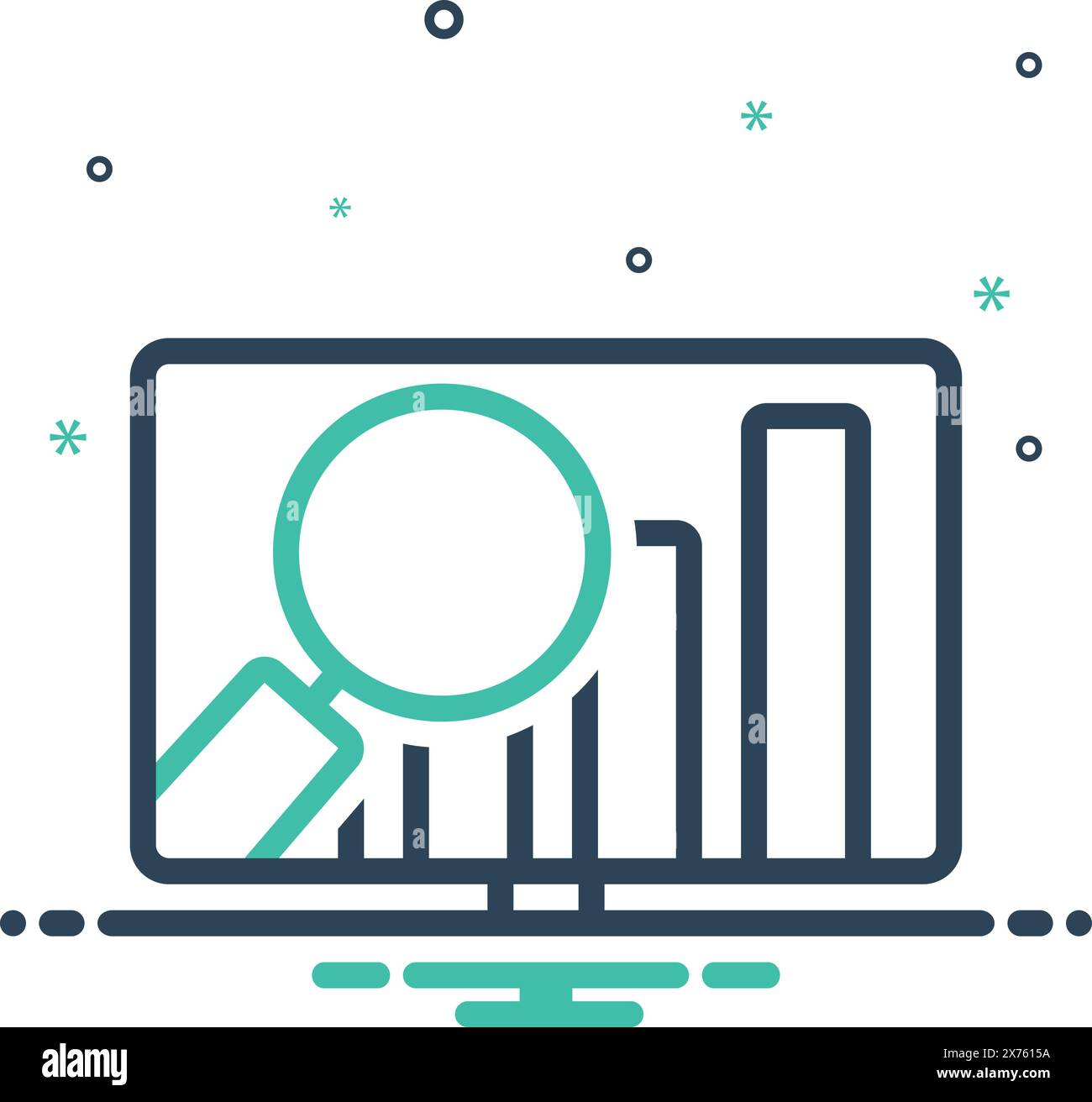 Icon for market analytics,review Stock Vector Image & Art - Alamy