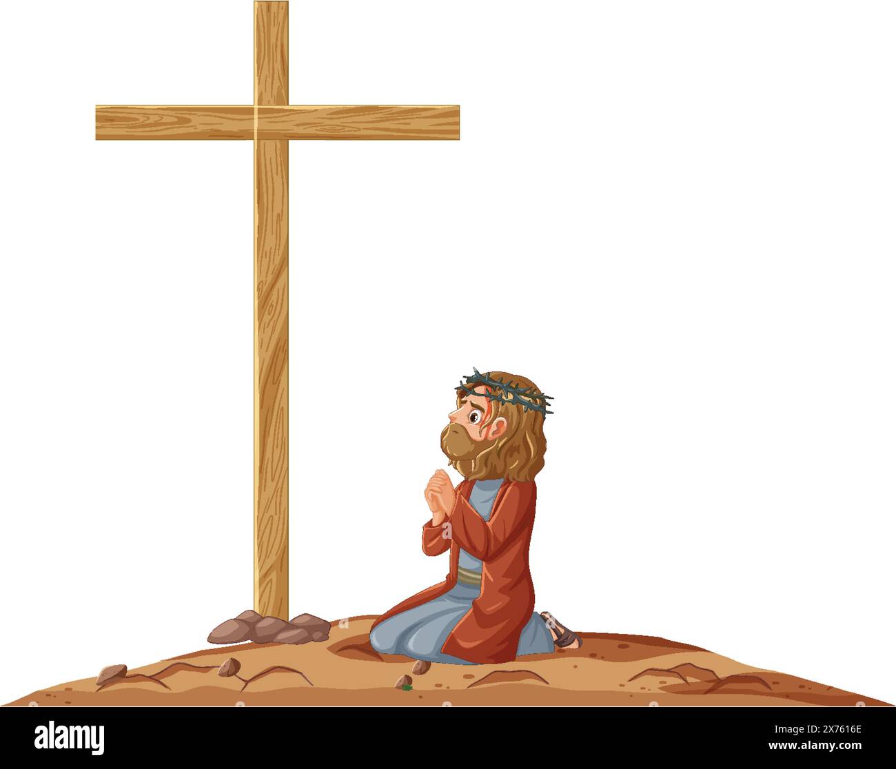 Robe of jesus Stock Vector Images - Alamy