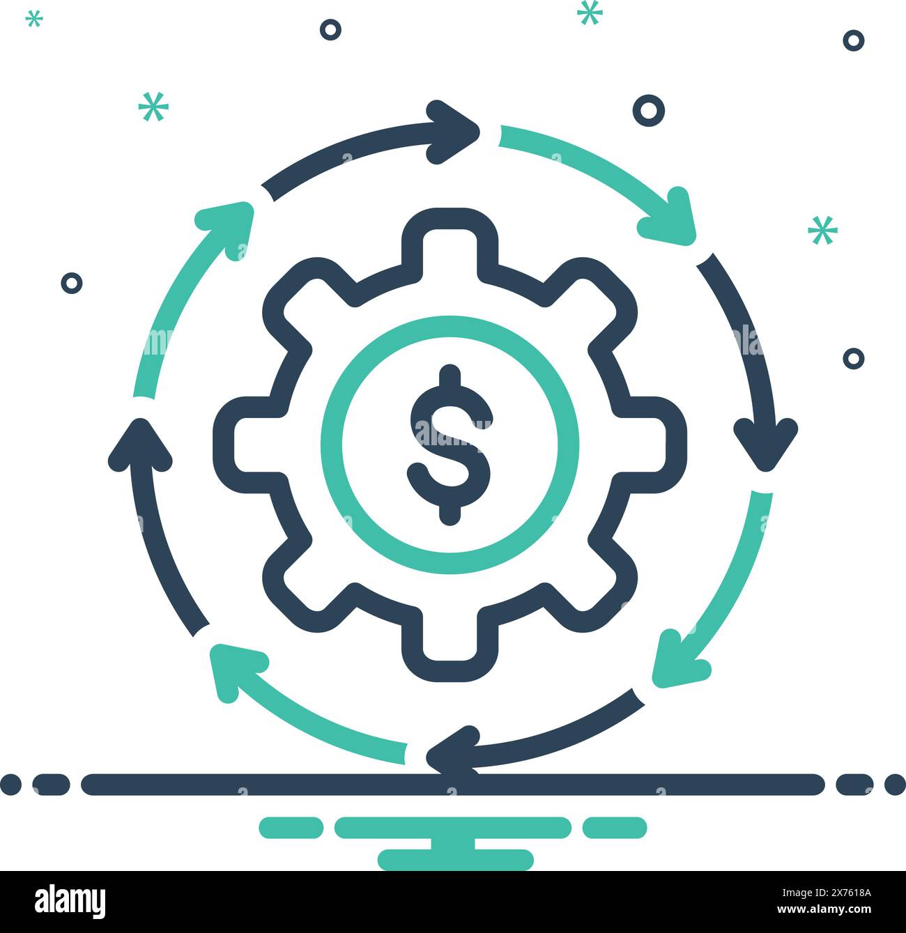 Icon for money flow,cash,recycle Stock Vector Image & Art - Alamy