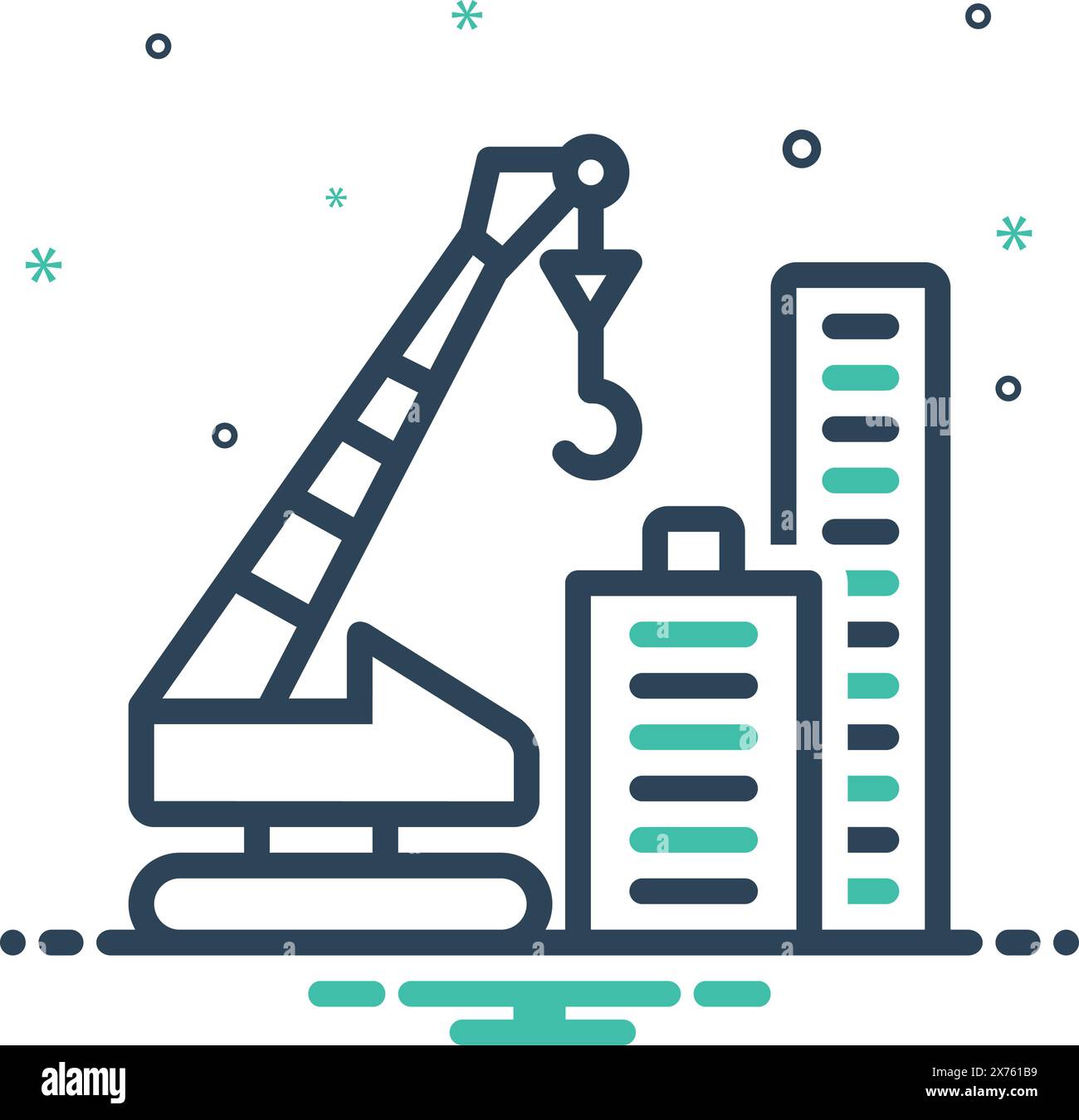 Icon for crane building, construction Stock Vector Image & Art - Alamy