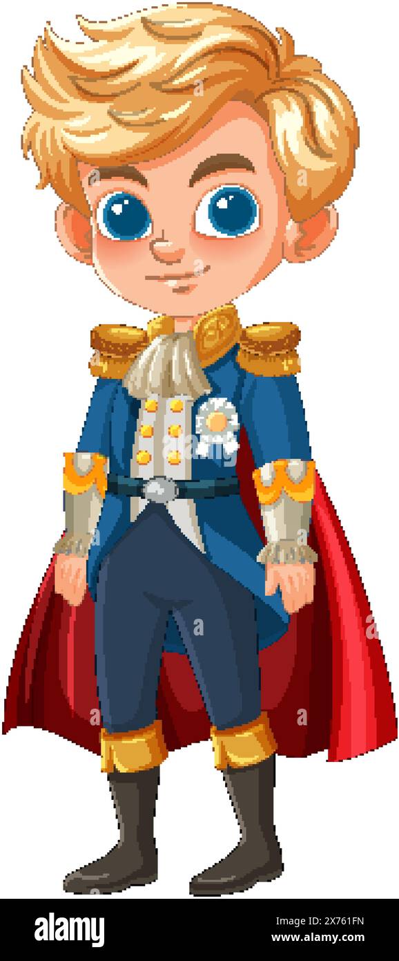 Regal boy vector vectors hi-res stock photography and images - Alamy