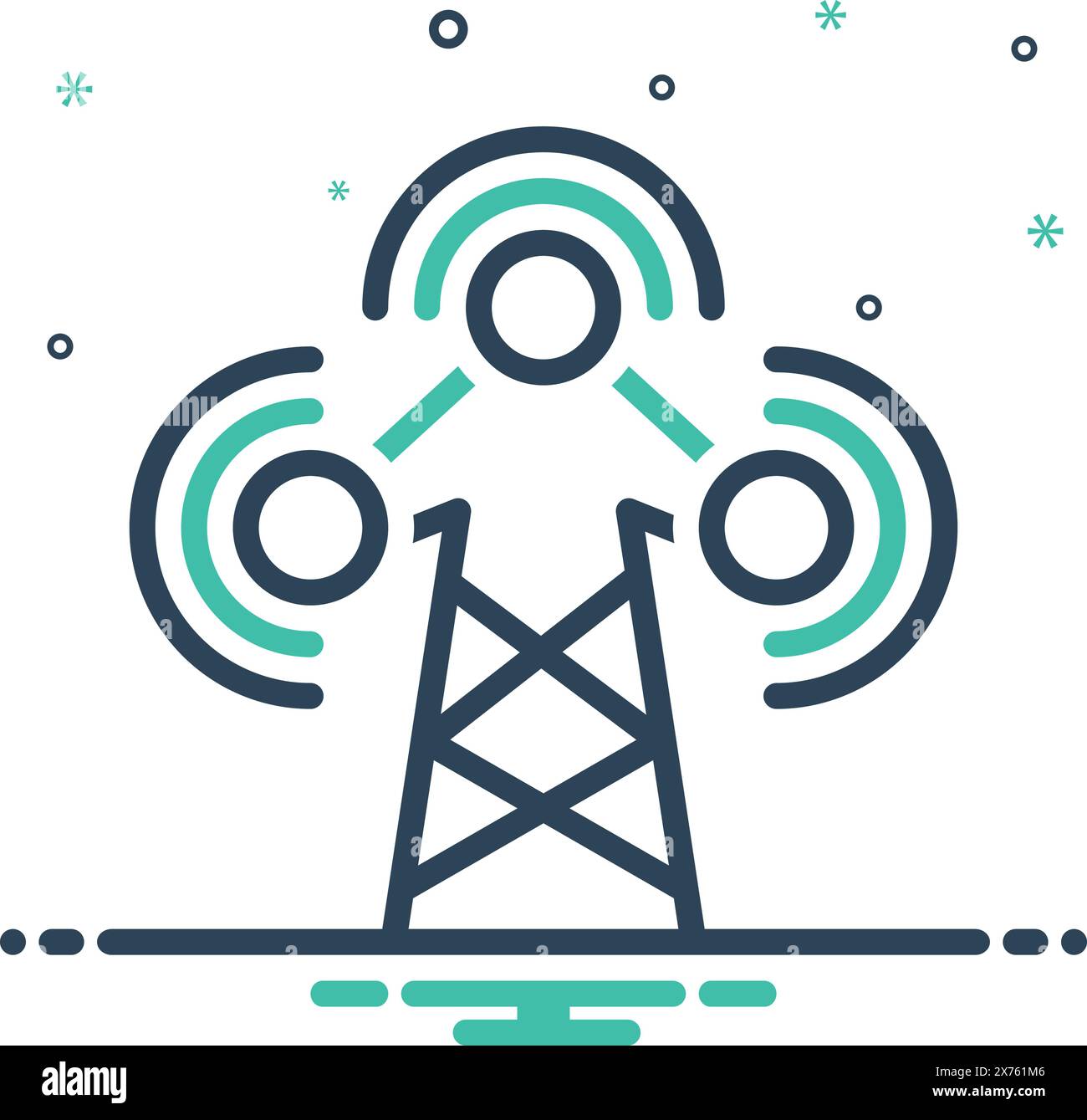 Icon for broadcast, wireless Stock Vector Image & Art - Alamy