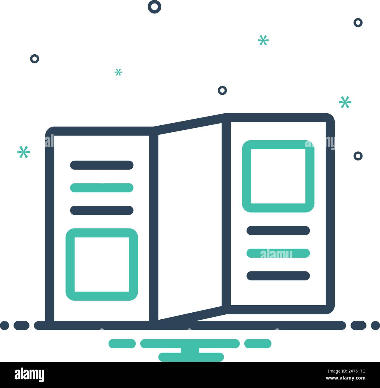 Icon for leaflet promo, leaflet Stock Vector Image & Art - Alamy