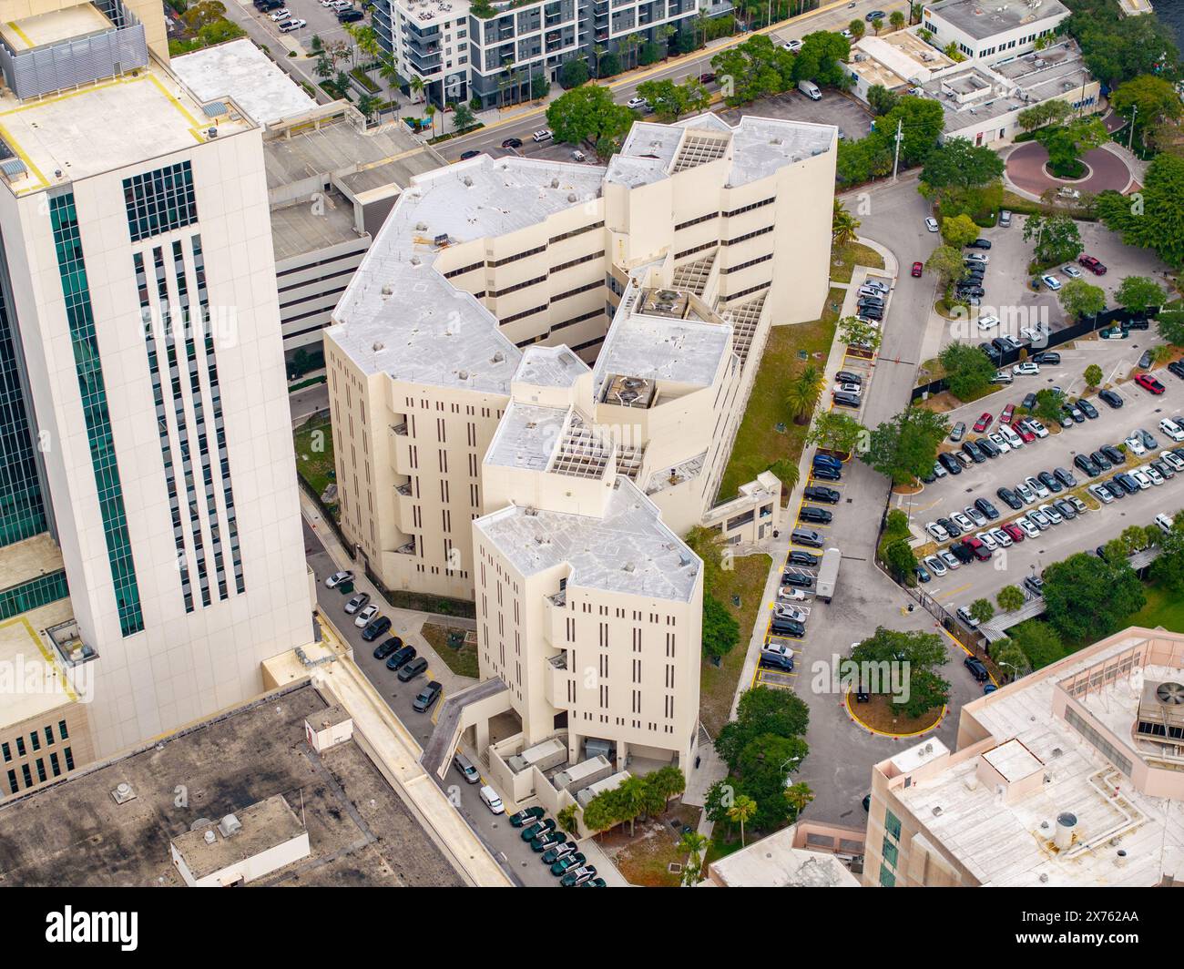 Fort Lauderdale FL USA. Broward Sheriffs Office Main Jail Bureau Stock ...