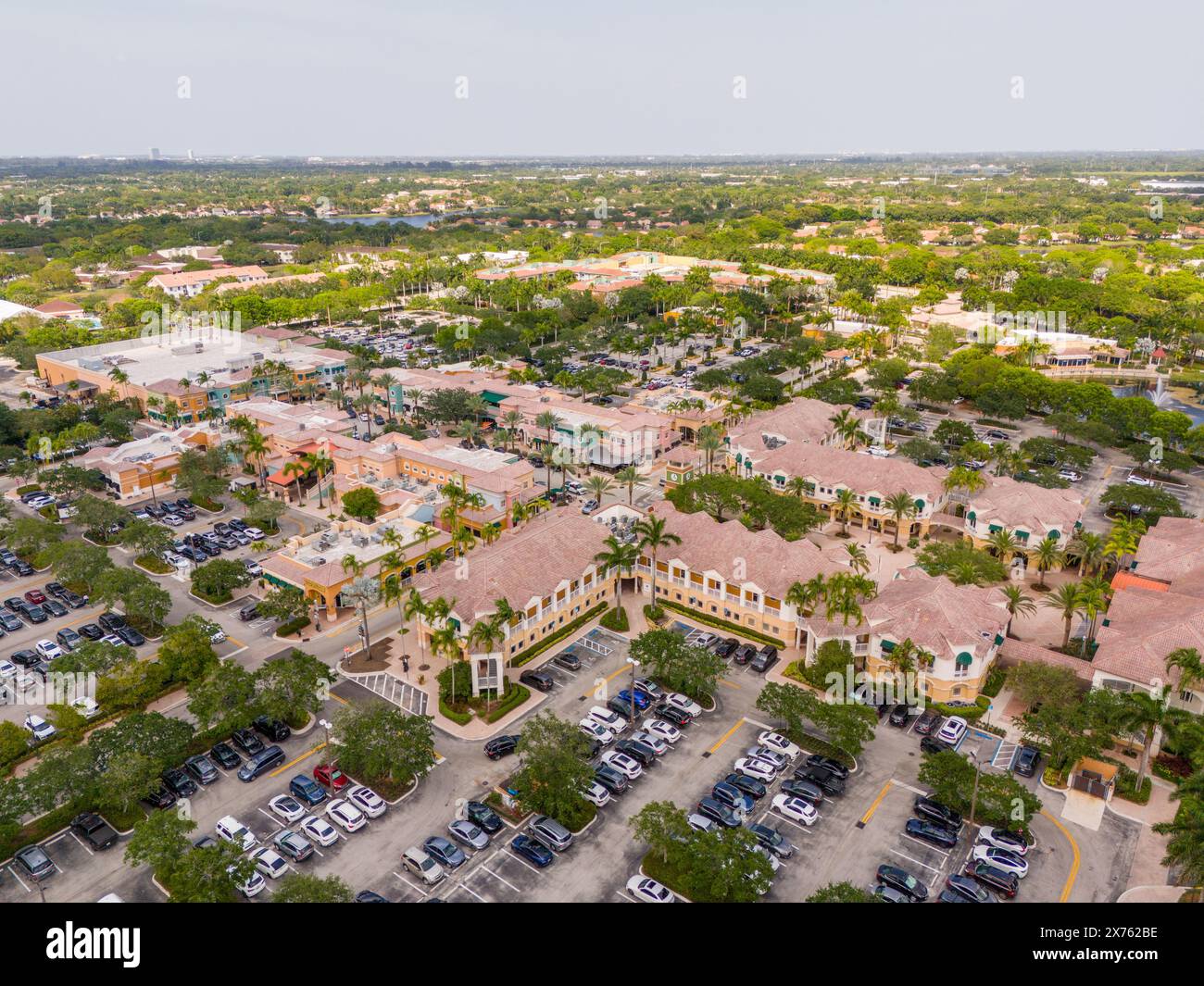 Weston, FL, USA - May 14, 2024: Aerial photo Weston Town Center Stock ...