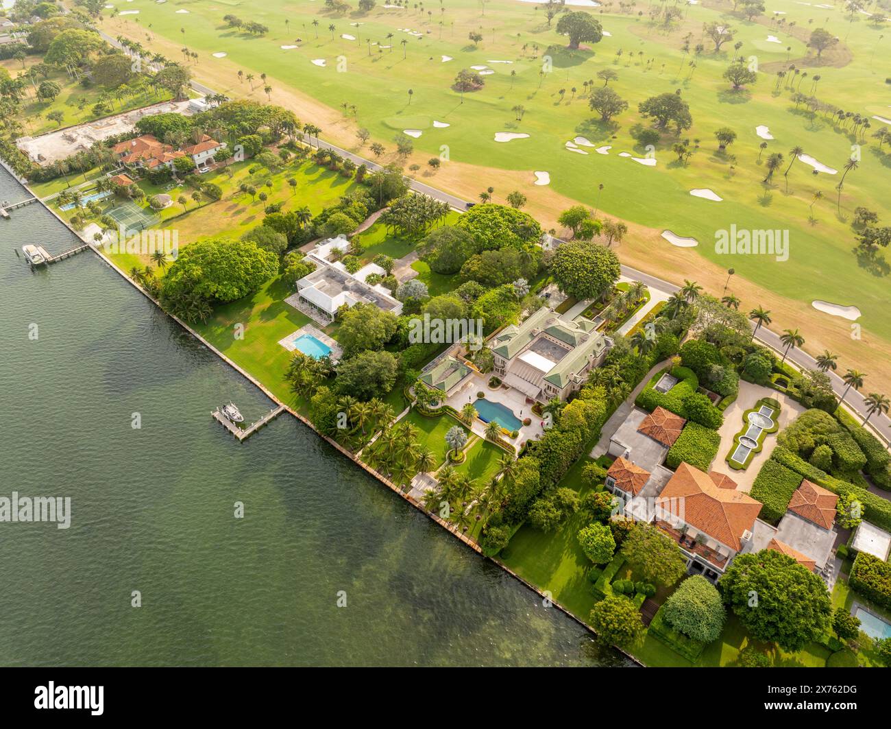 Miami Beach, FL, USA - May 17, 2024: Miami Beach Florida USA. Aerial ...