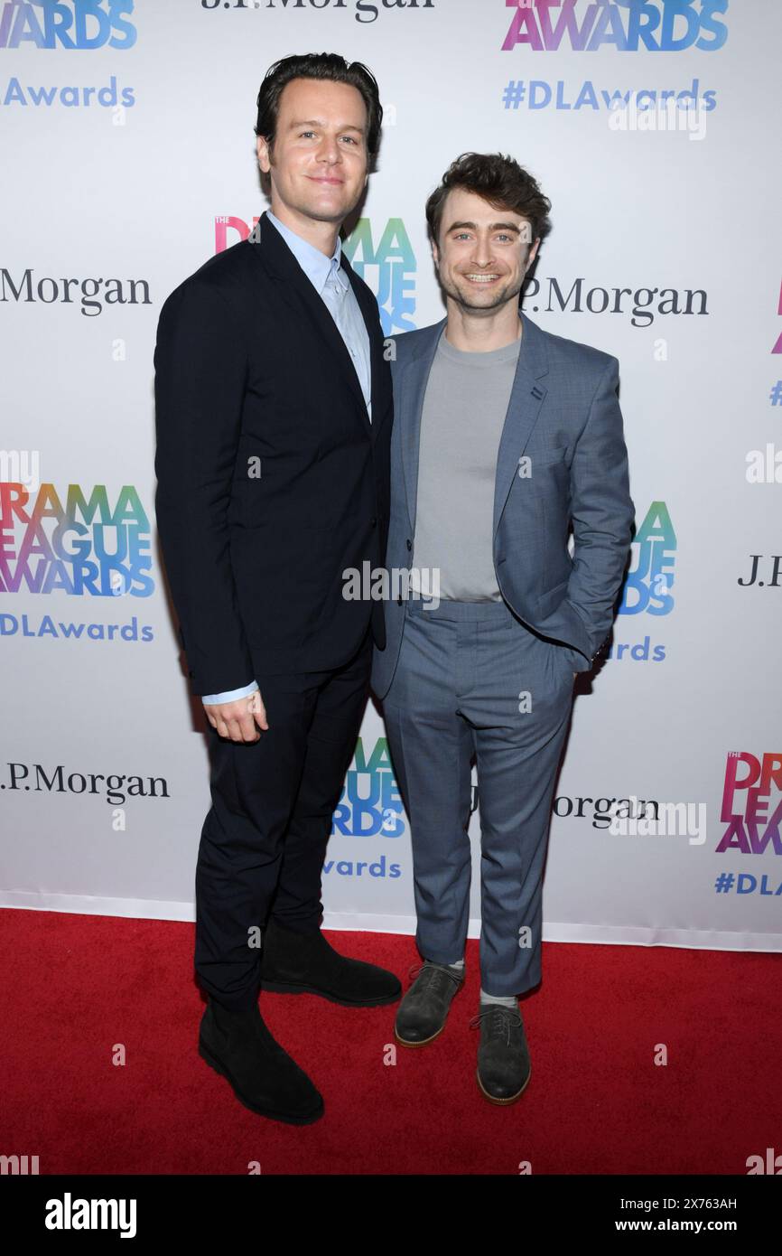 New York, USA. 17th May, 2024. Jonathan Groff and Daniel Radcliffe ...