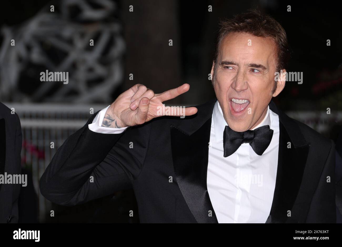 Cannes, France. 18th May, 2024. Nicolas Cage attends the "The Surfer ...