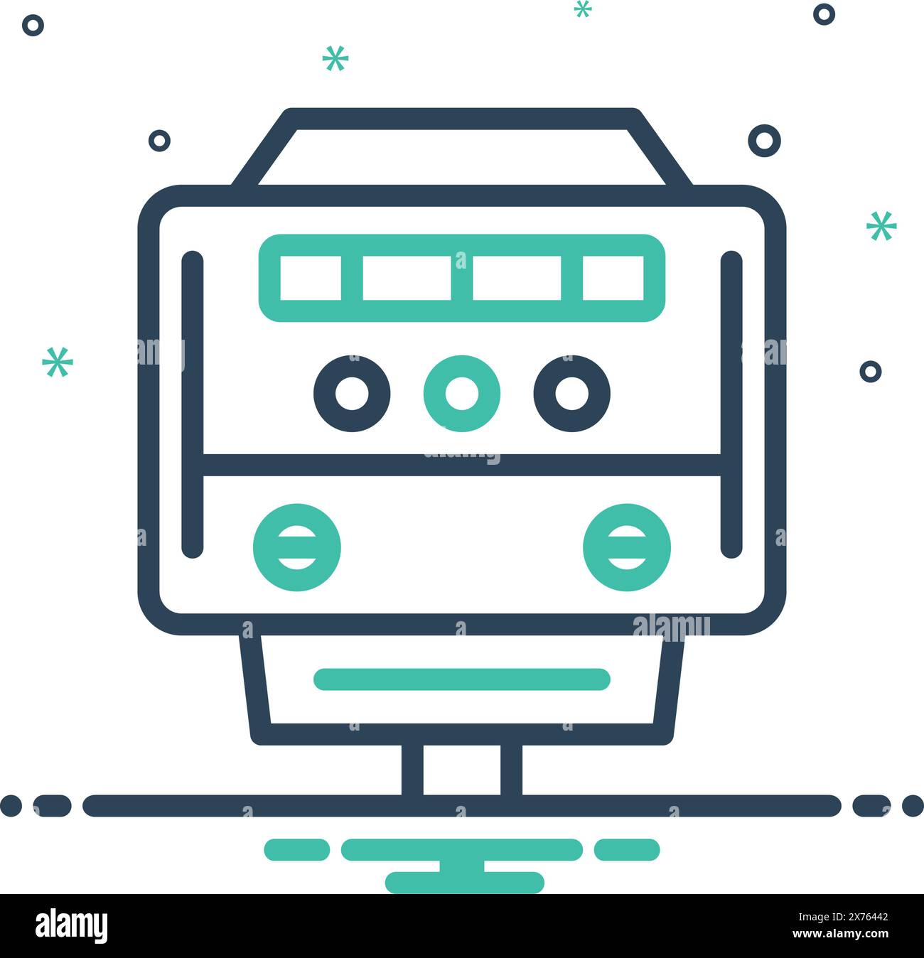 Voltmeter vector vectors Cut Out Stock Images & Pictures - Alamy