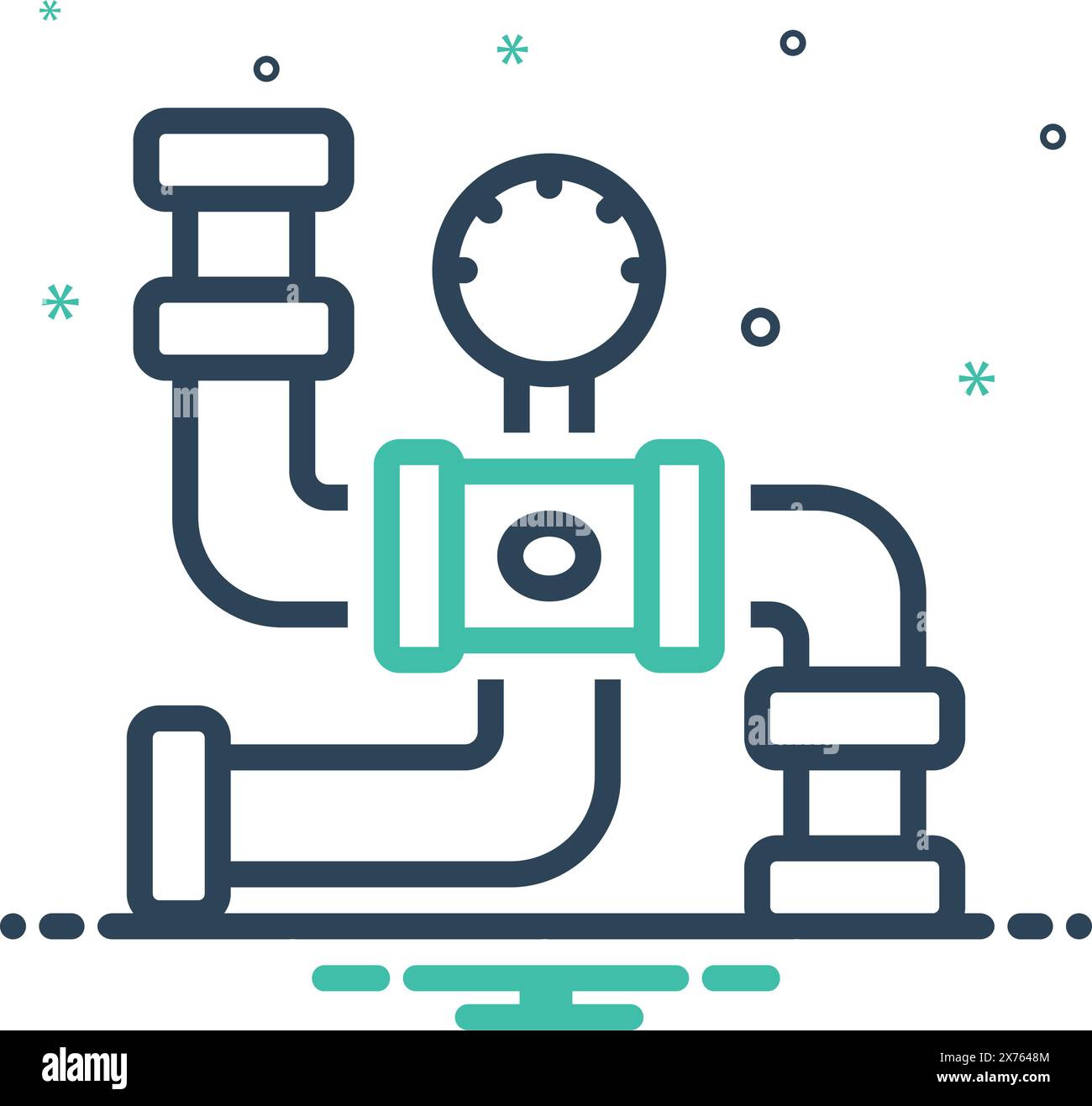 Icon for gas pipeline,connector Stock Vector Image & Art - Alamy