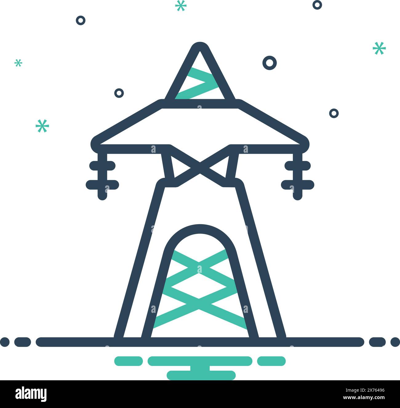 Icon for transmission tower,network Stock Vector Image & Art - Alamy