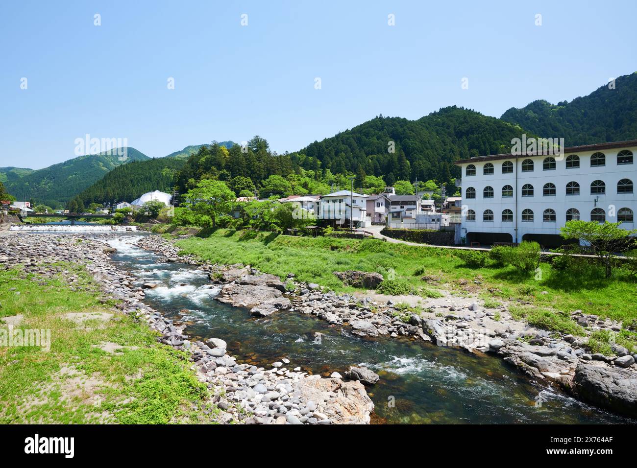Gujo Hachiman is an old traditional Japanese Village at the foot of ...