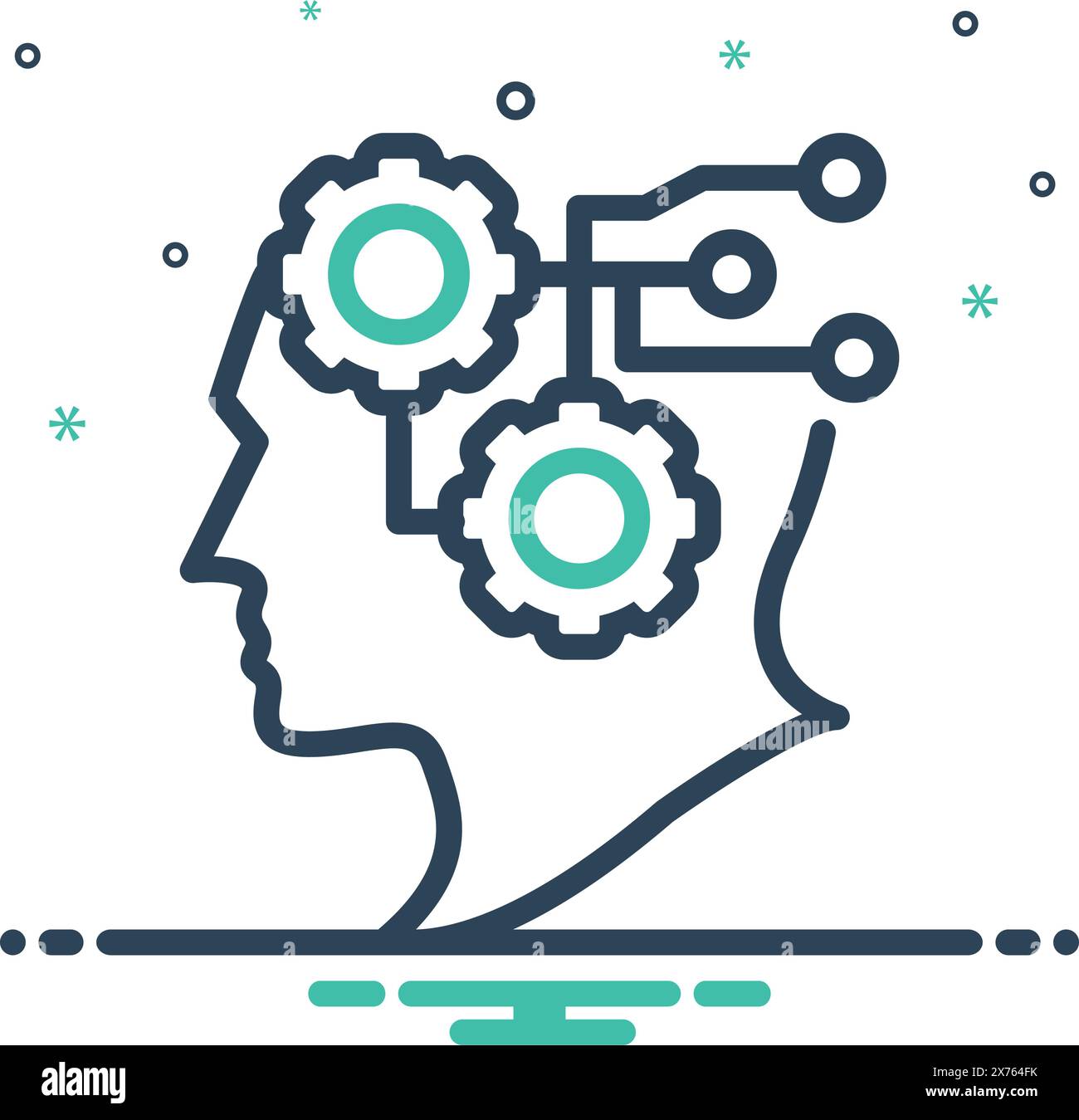 Brainpower vector vectors hi-res stock photography and images - Alamy