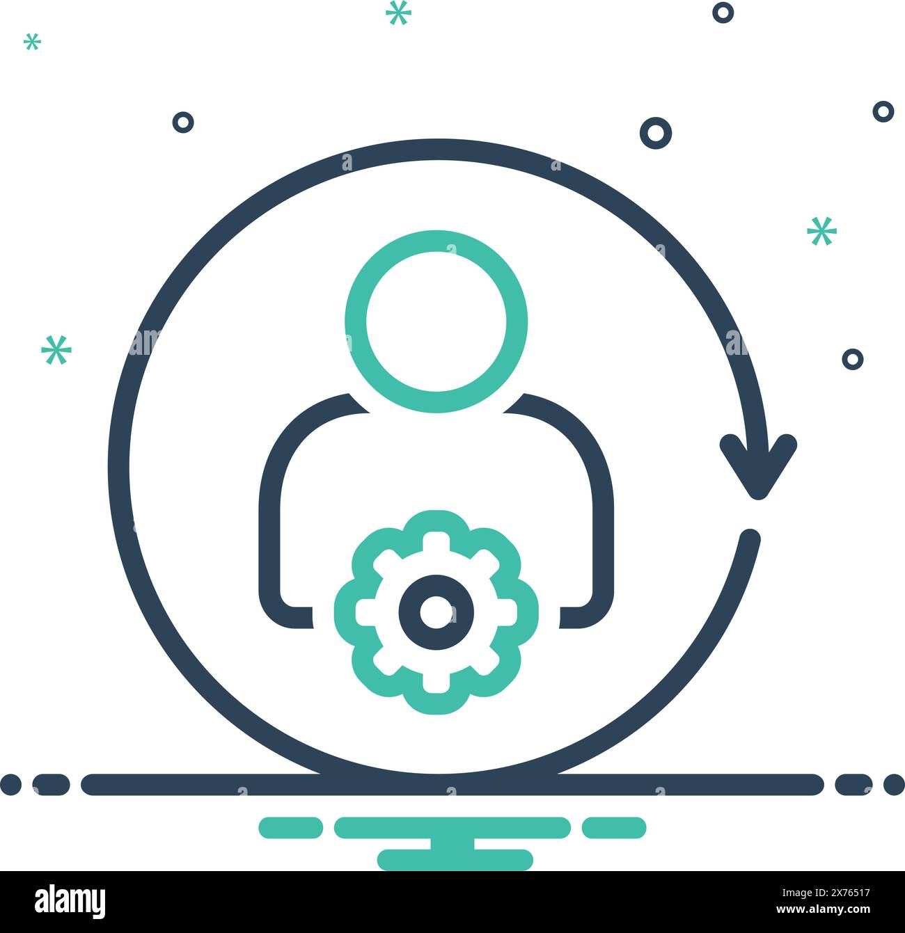 Setting flow interface symbol hi-res stock photography and images - Alamy