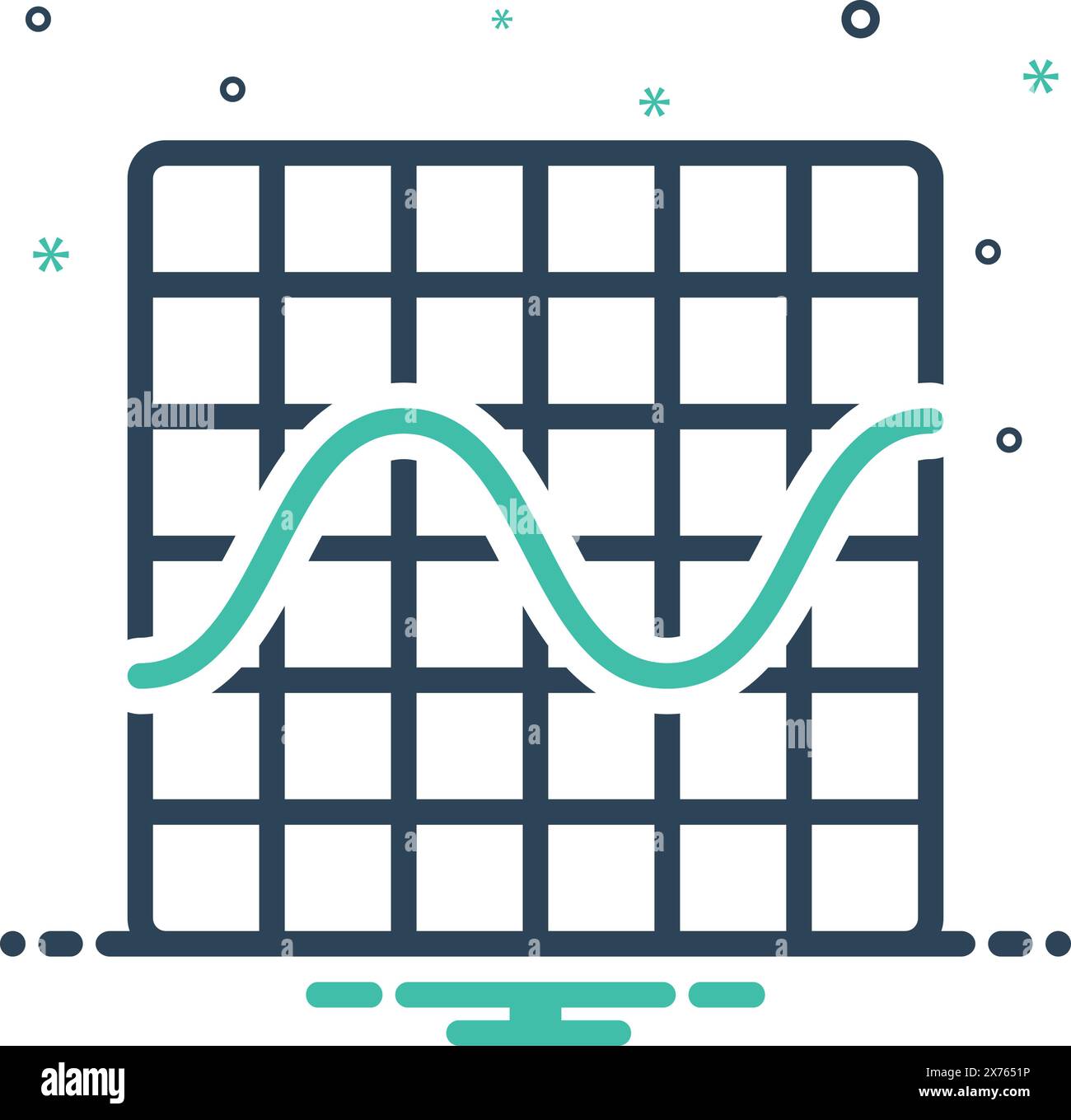 Icon for sine wave graphic,frequency Stock Vector Image & Art - Alamy