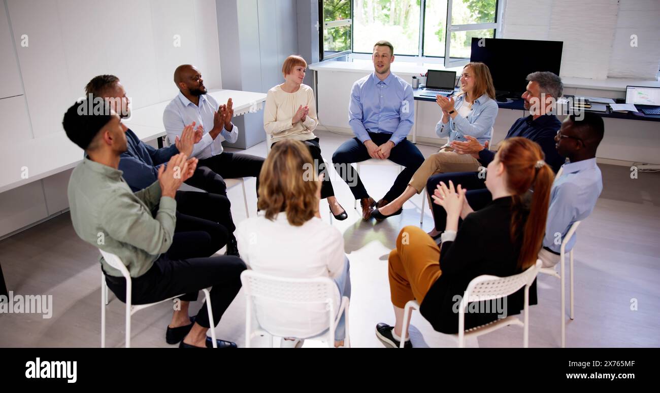 Multicultural Group Young Counseling Therapy. Diverse People Stock ...