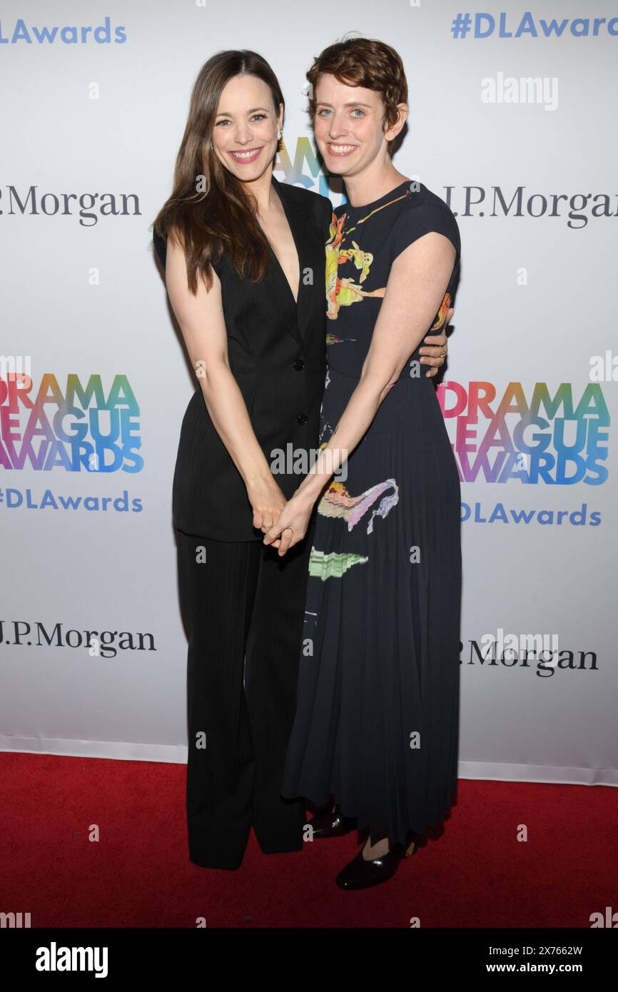 New York, USA. 17th May, 2024. Rachel McAdams and Amy Herzog attending ...