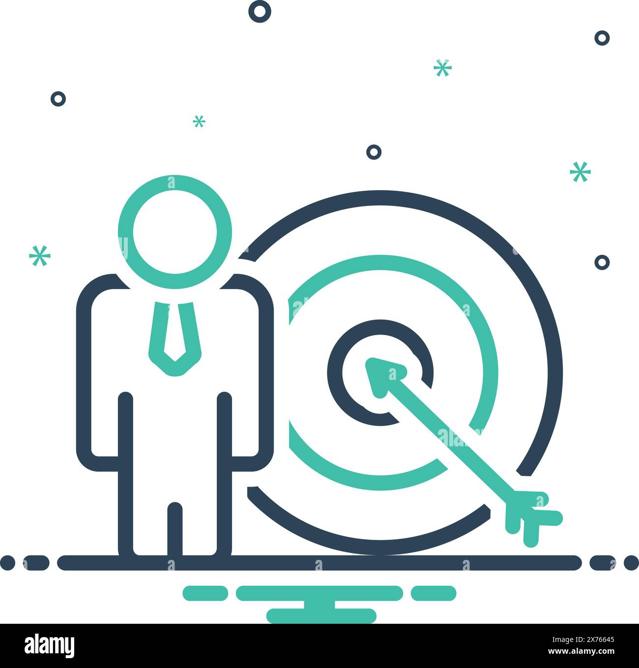 Achieve target Stock Vector Images - Alamy