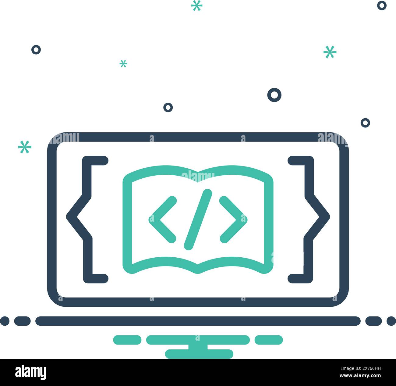 Icon for code learning,programming Stock Vector Image & Art - Alamy