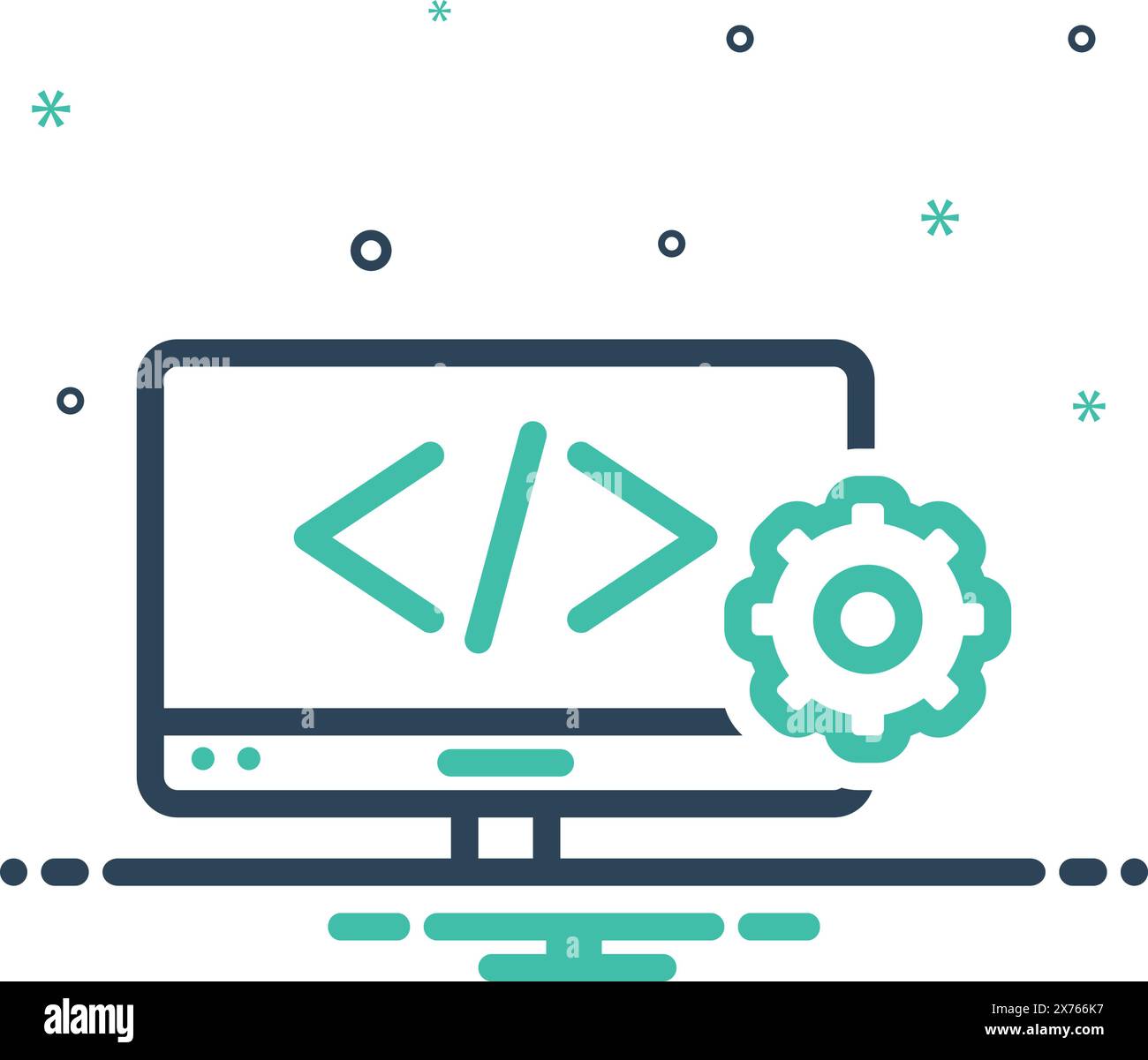 Icon For Web Develop Coding Stock Vector Image And Art Alamy 3512