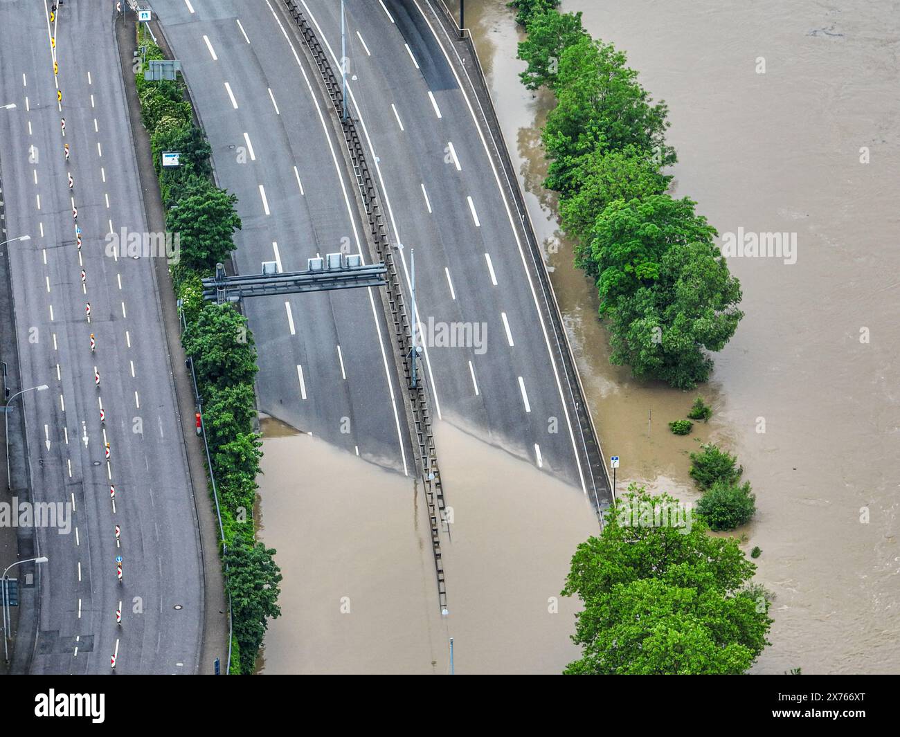 18 May 2024, Saarland, Saarbrücken: The highway entrance to the A620 in ...