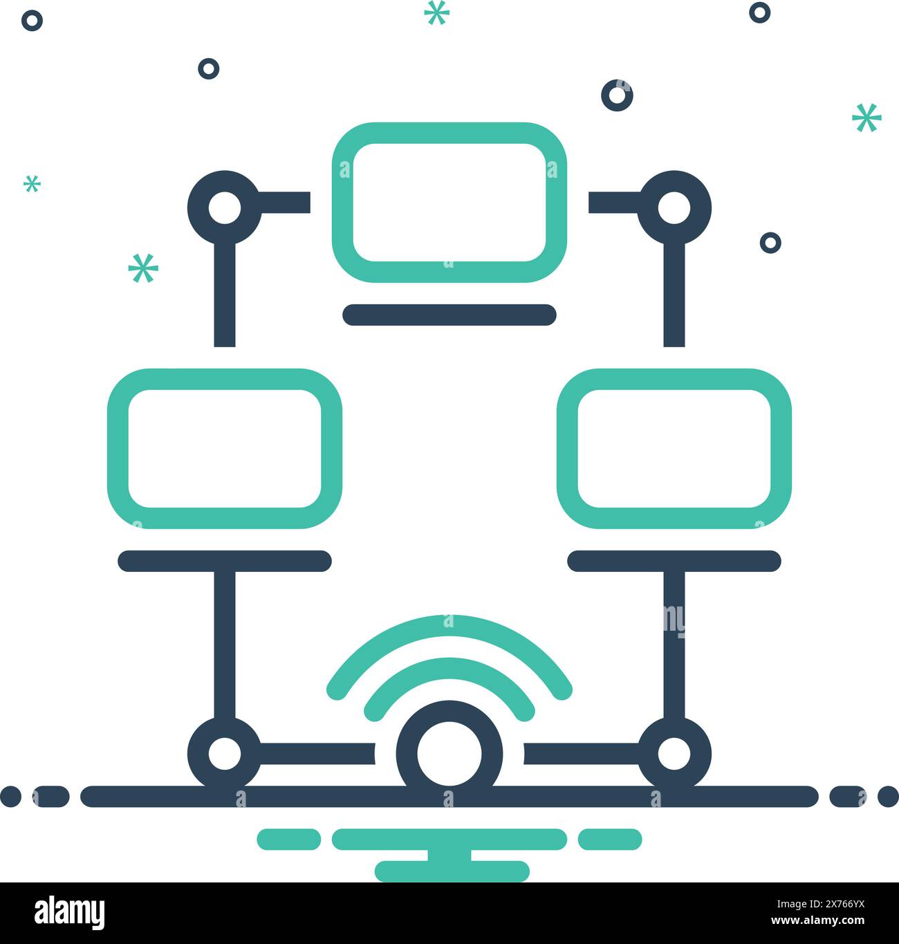 Icon for networking,multicast Stock Vector Image & Art - Alamy