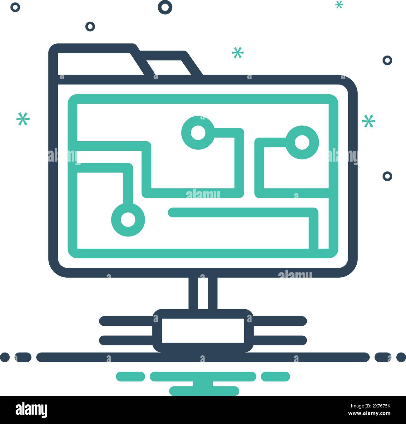 Network folder Stock Vector Images - Alamy