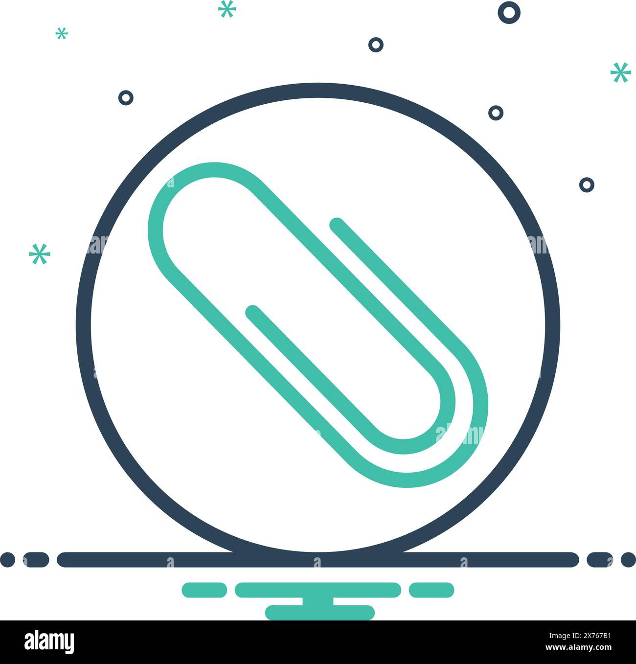 Icon for clip,attach Stock Vector Image & Art - Alamy