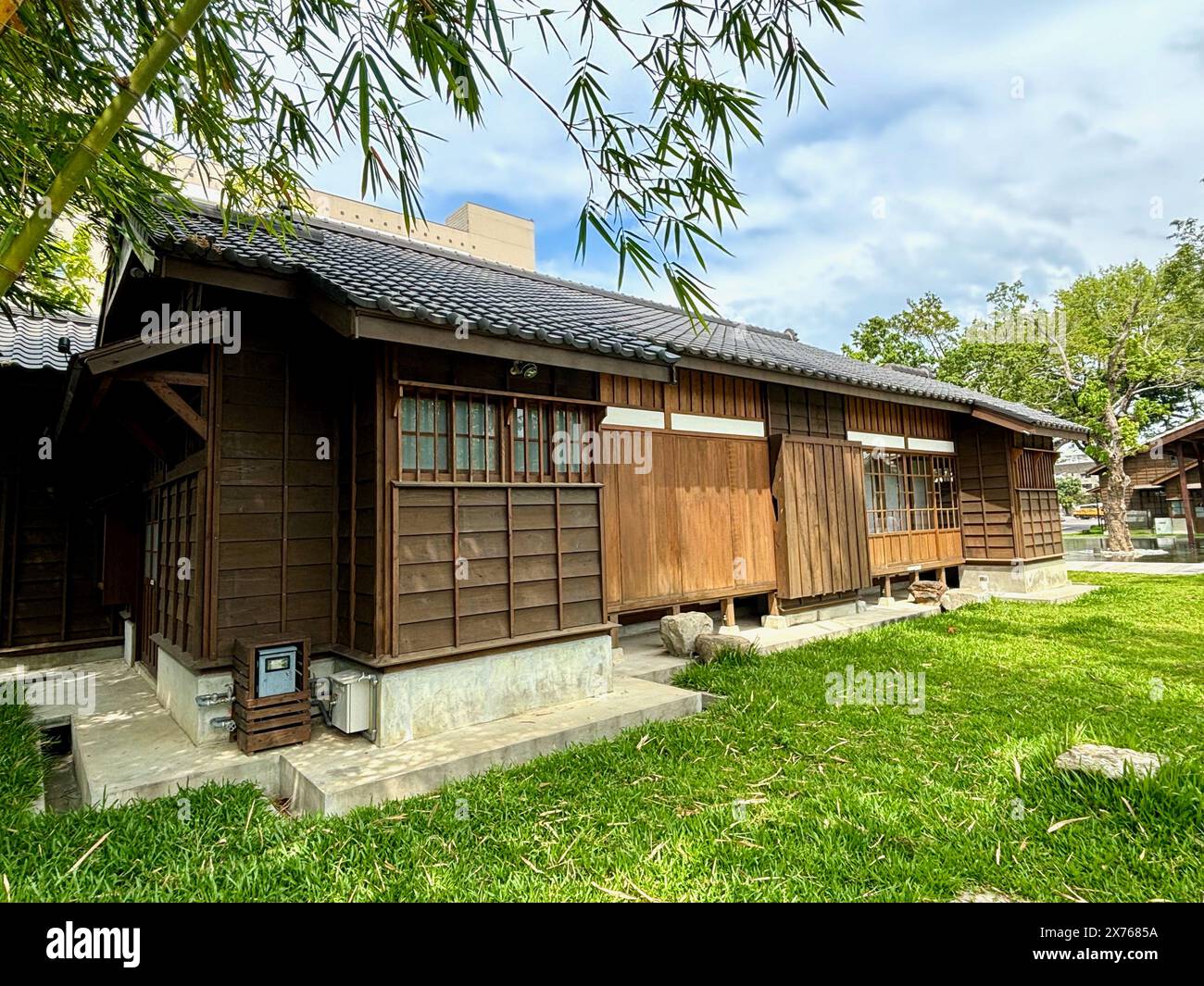 Historical Japanese-style building at the National Taiwan Museum of ...