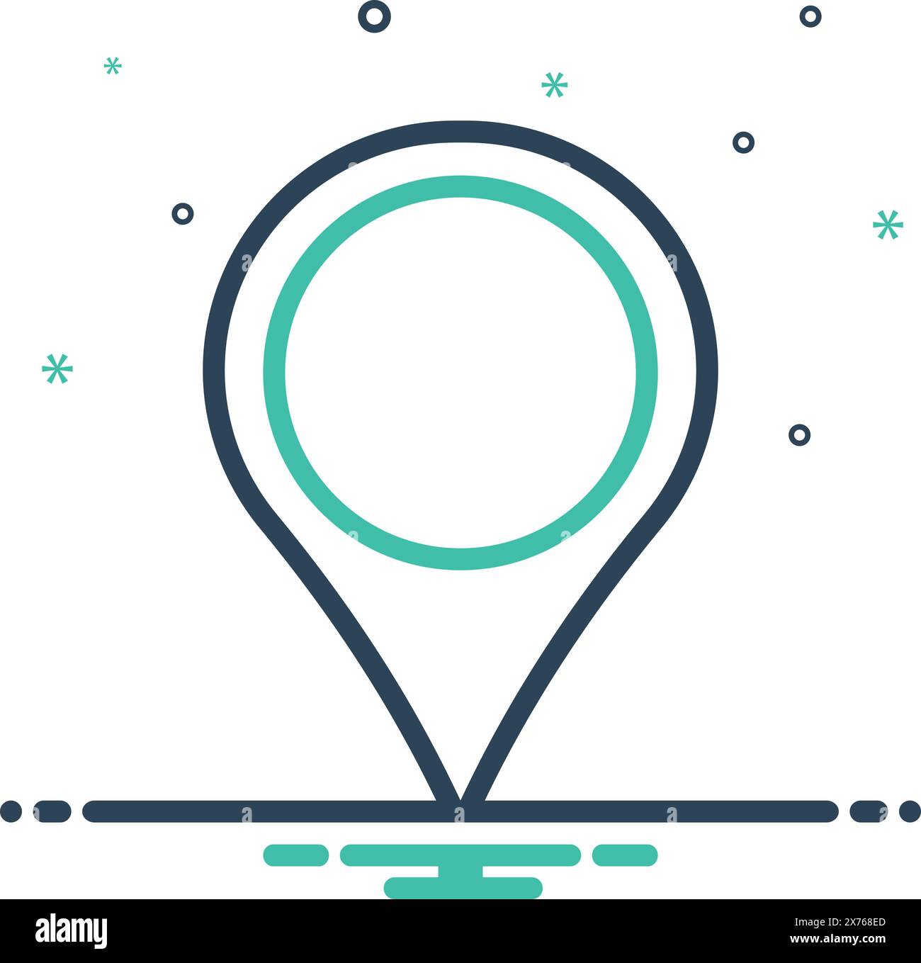 Mark place Stock Vector Images - Alamy