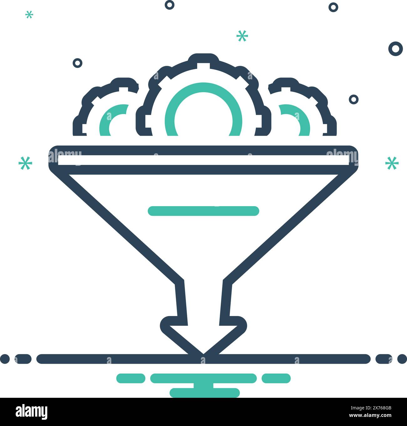 Filtration funnel Cut Out Stock Images & Pictures - Alamy
