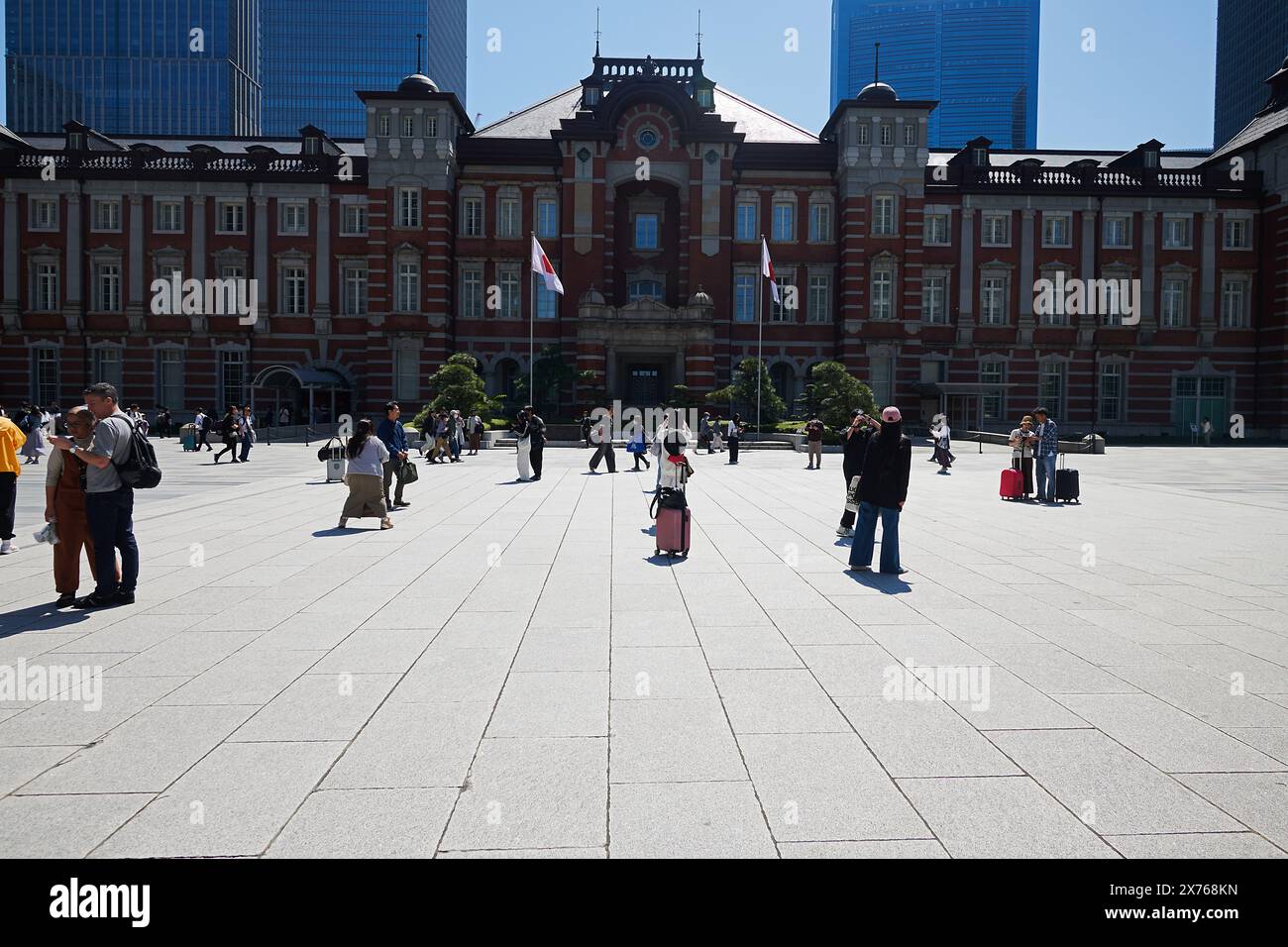 Osaka train station with the Maranouchi square in the forground Stock ...