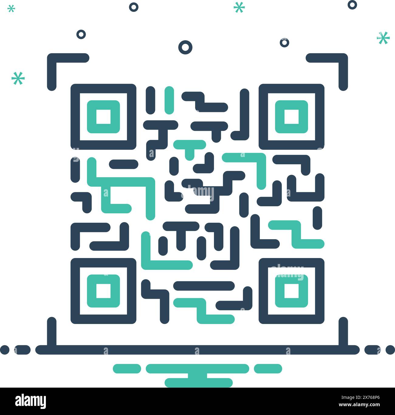 Qr code scan me Stock Vector Images - Alamy