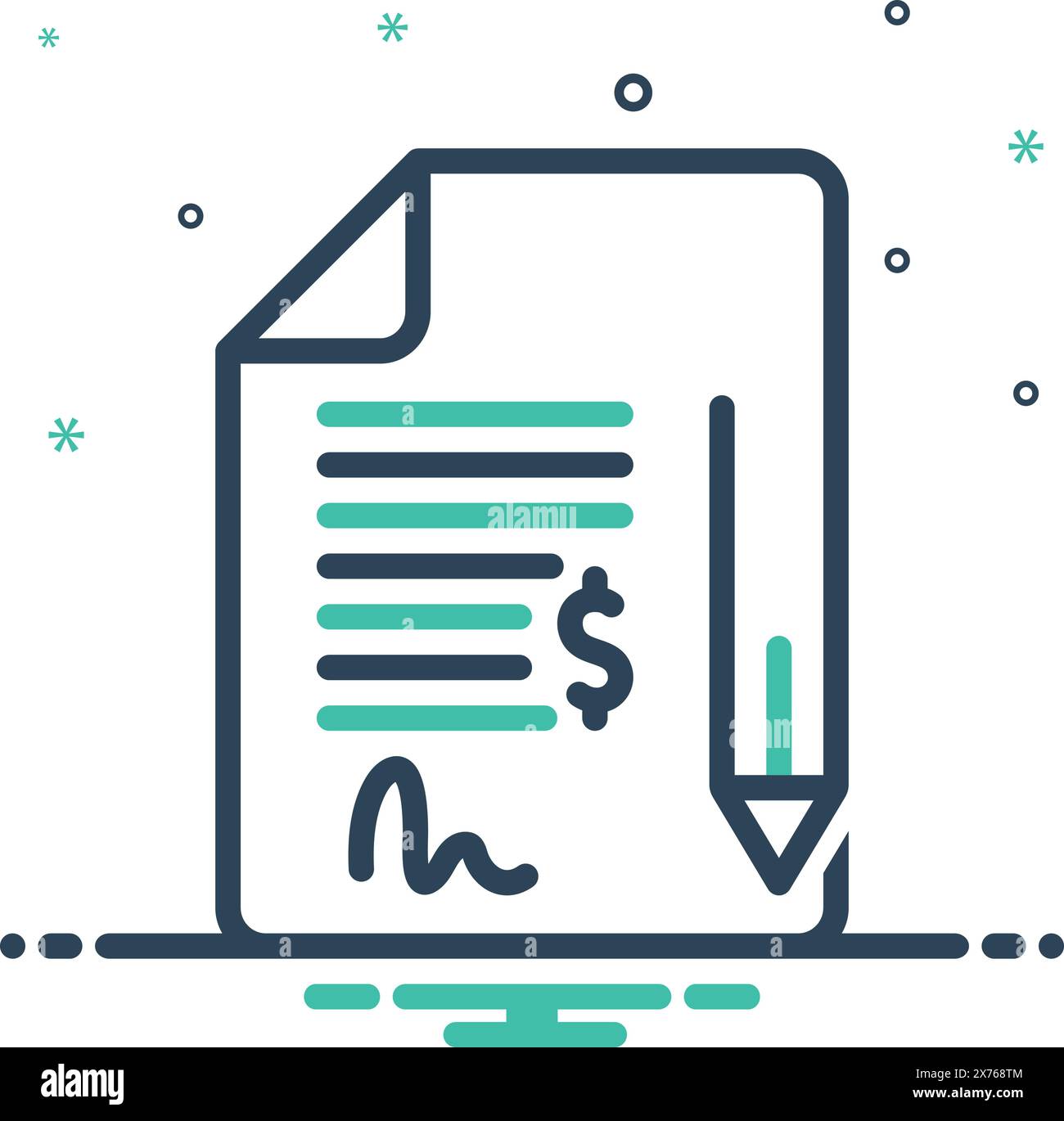 Icon for contract,bond,commitment Stock Vector Image & Art - Alamy