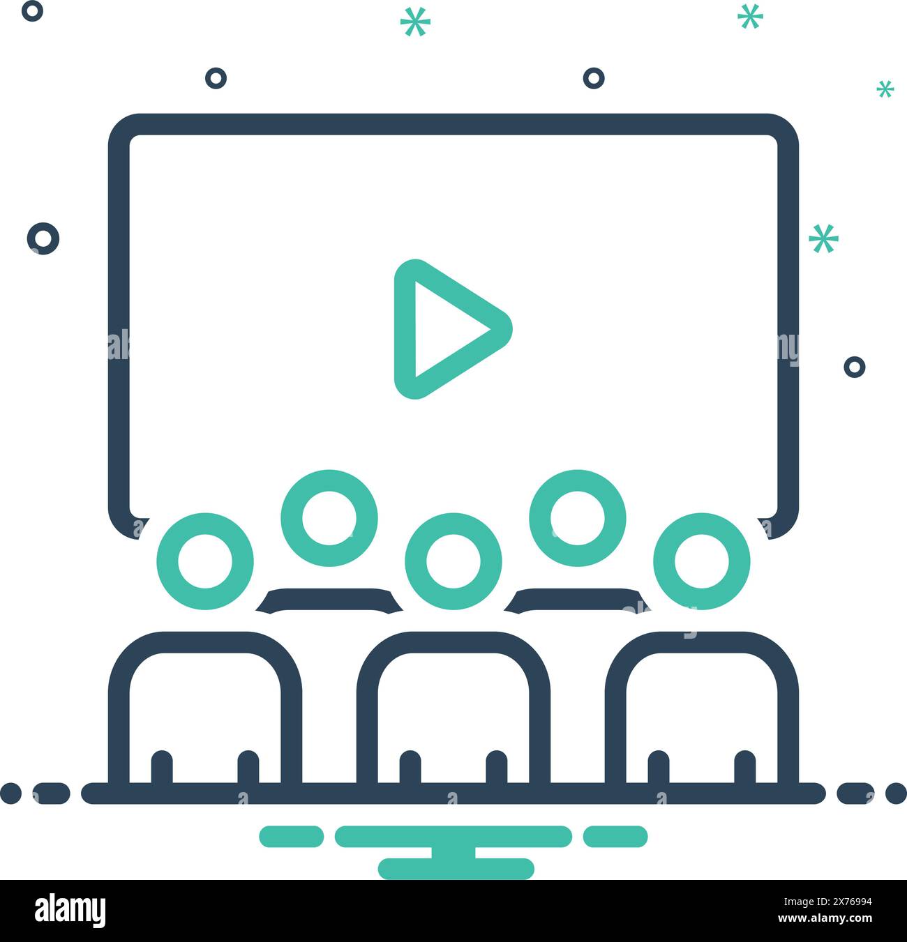 Audience cinema theatre Cut Out Stock Images & Pictures - Alamy