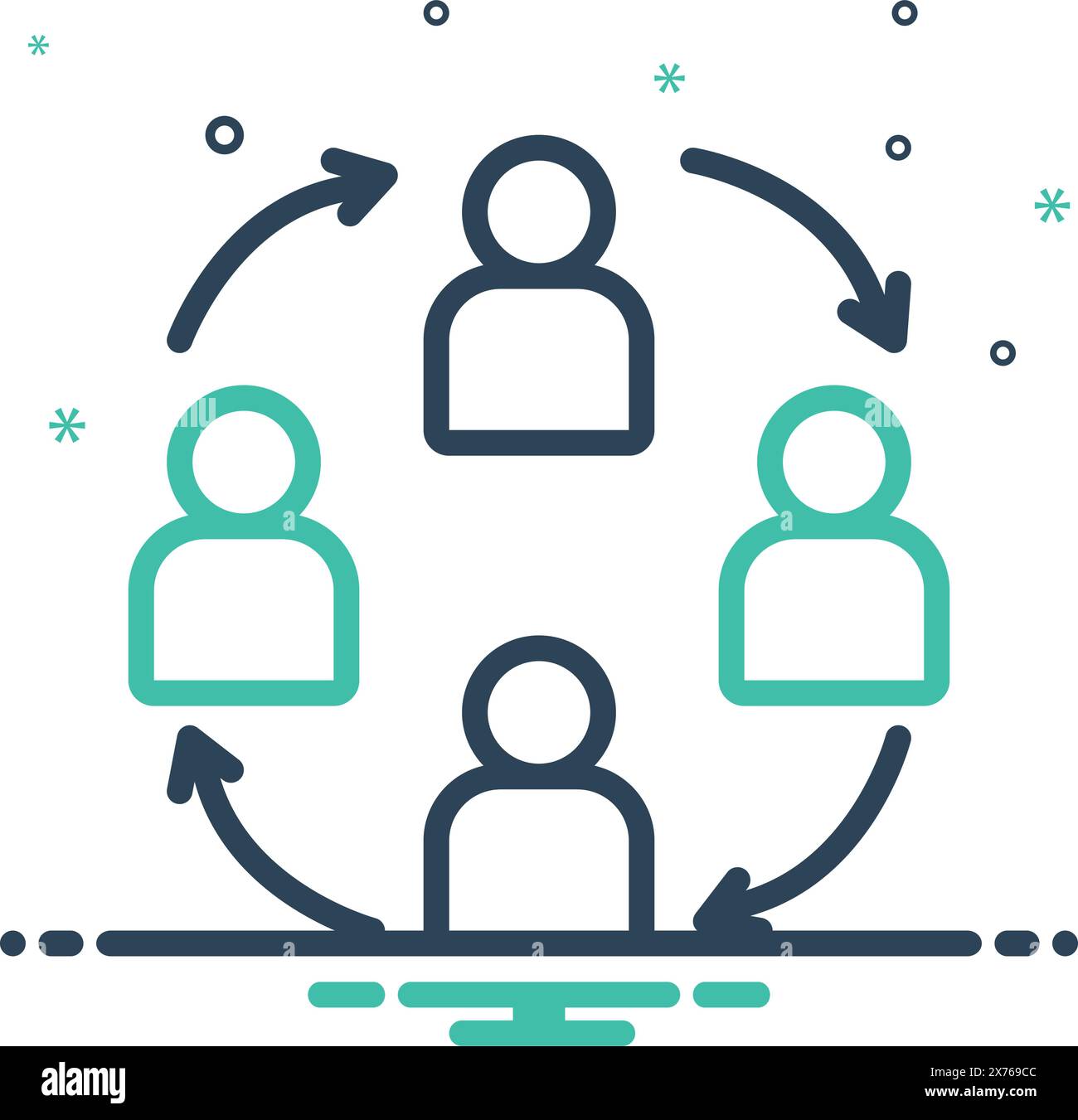 Icon for teamwork,harmony Stock Vector Image & Art - Alamy