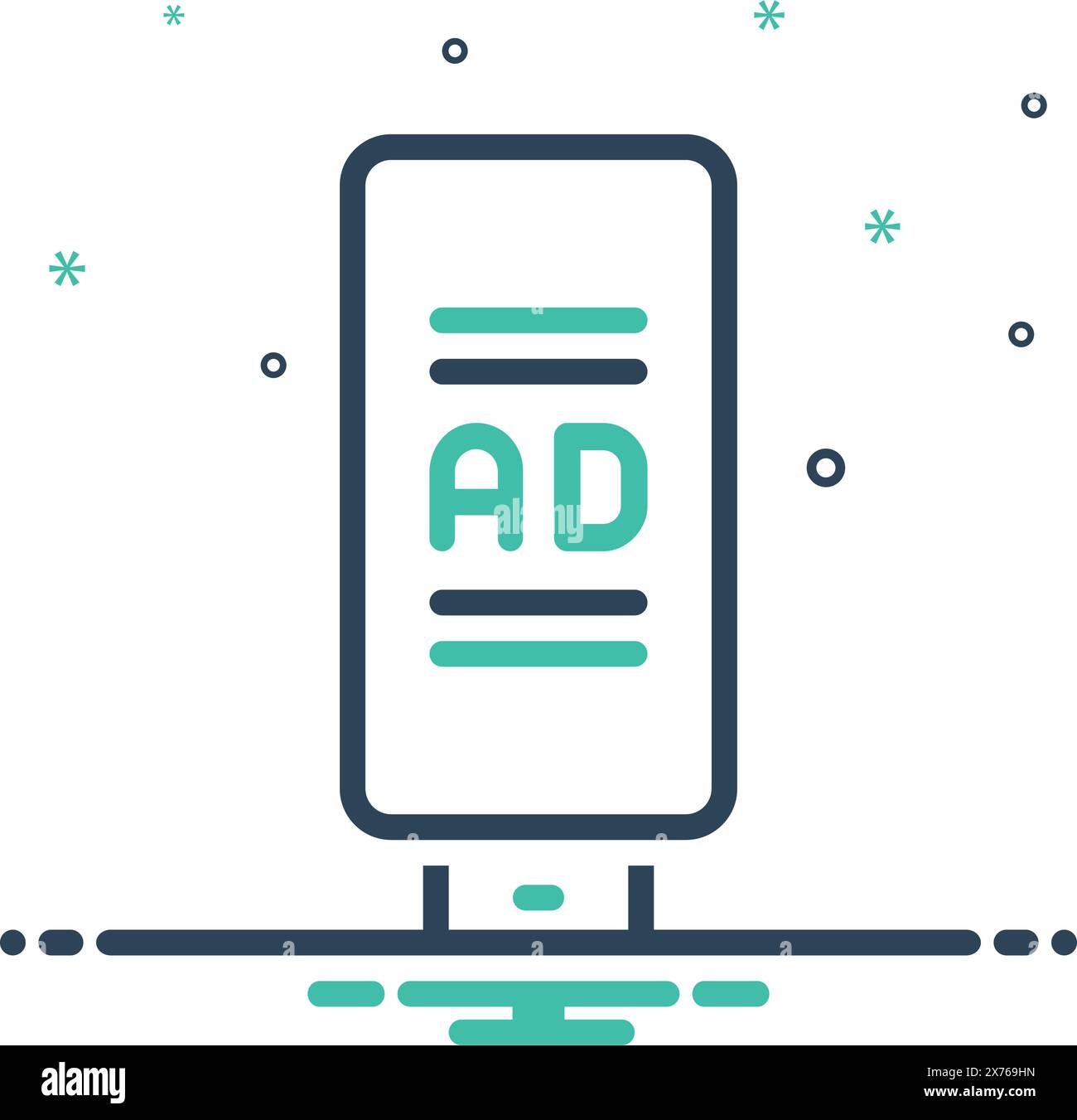 Icon for ad board,poster Stock Vector Image & Art - Alamy