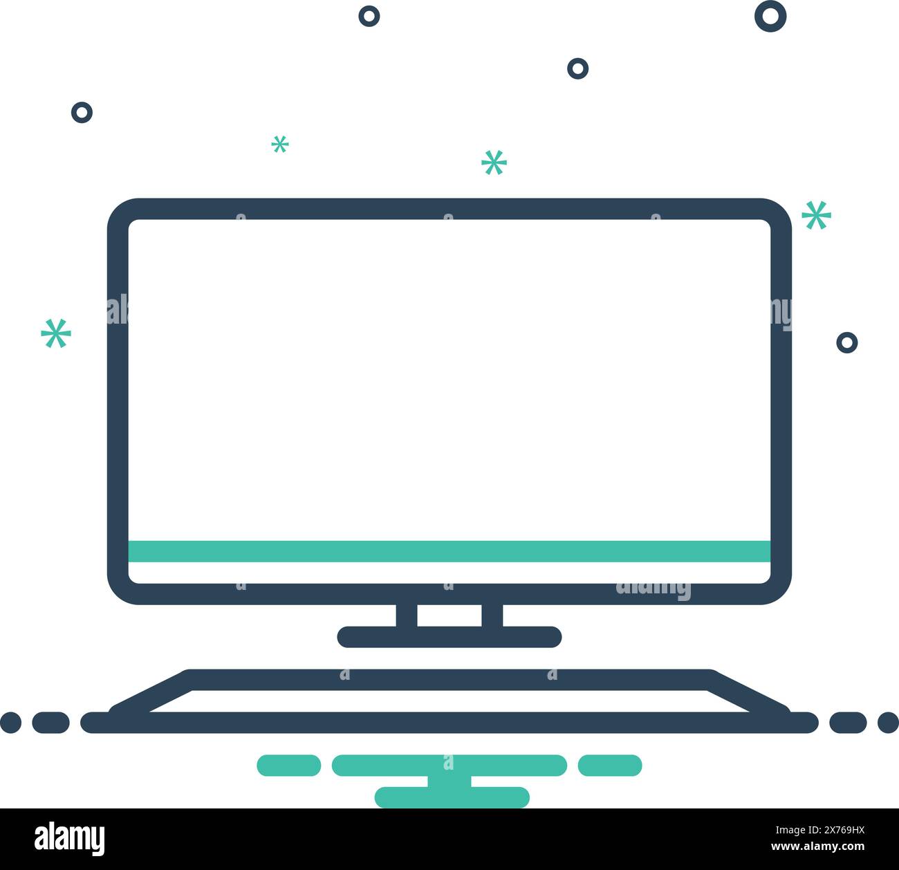 Icon for computer,monitor Stock Vector Image & Art - Alamy