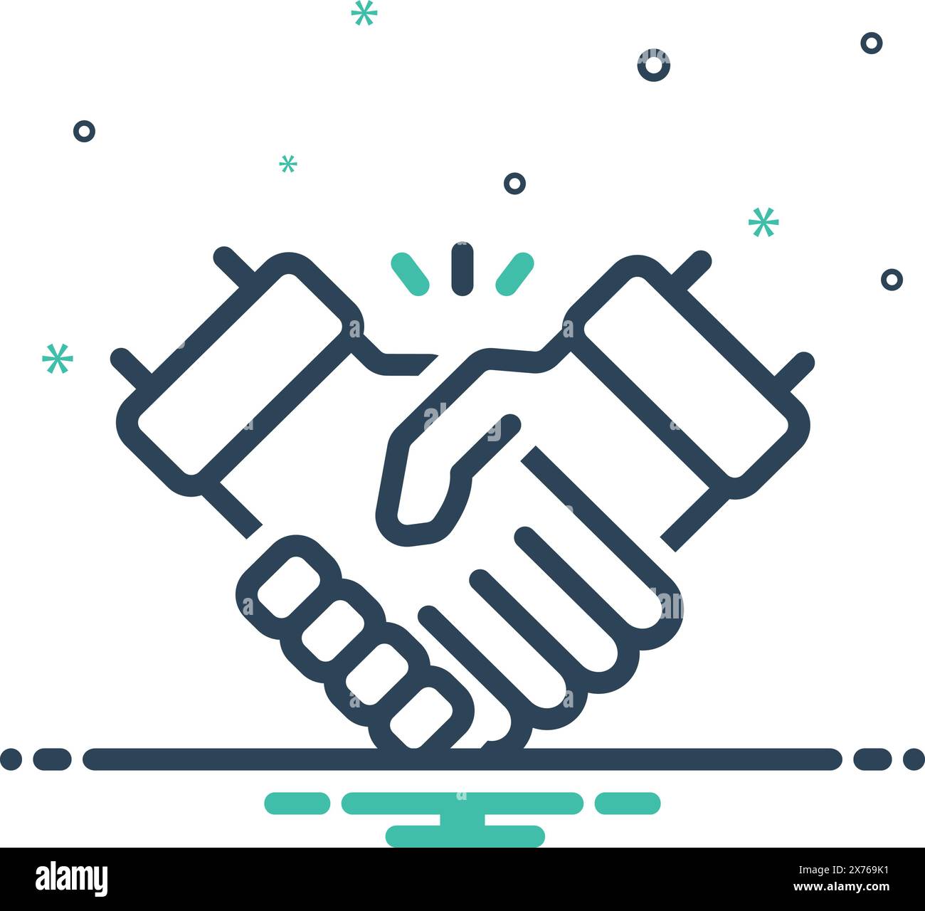 Icon for handshake,disagreement Stock Vector Image & Art - Alamy