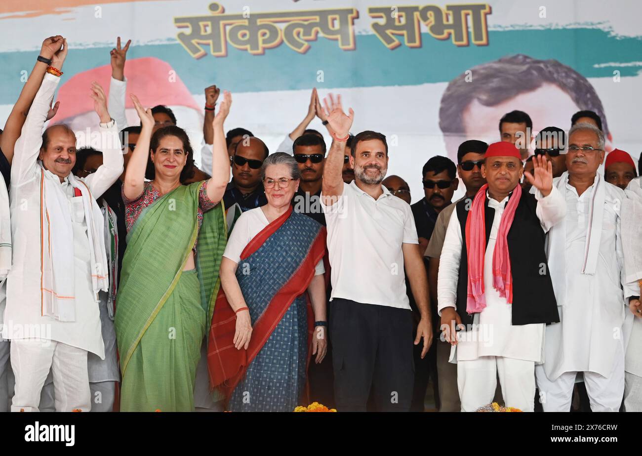 Raebareli, India. 17th May, 2024. RAE BARELI, INDIA - MAY 17: Congress ...