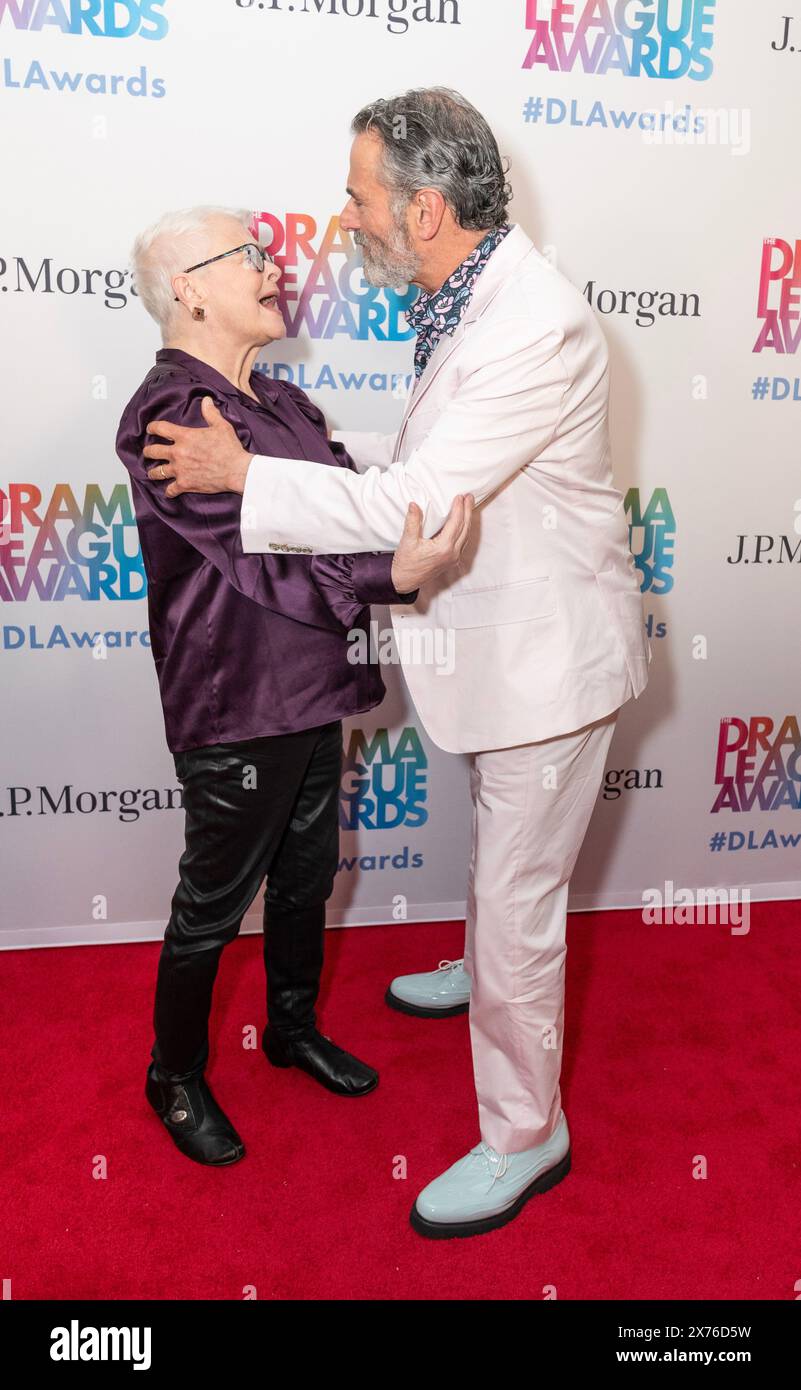 Paula Vogel and Steven Skybell attend 90th Annual Drama League Awards ...