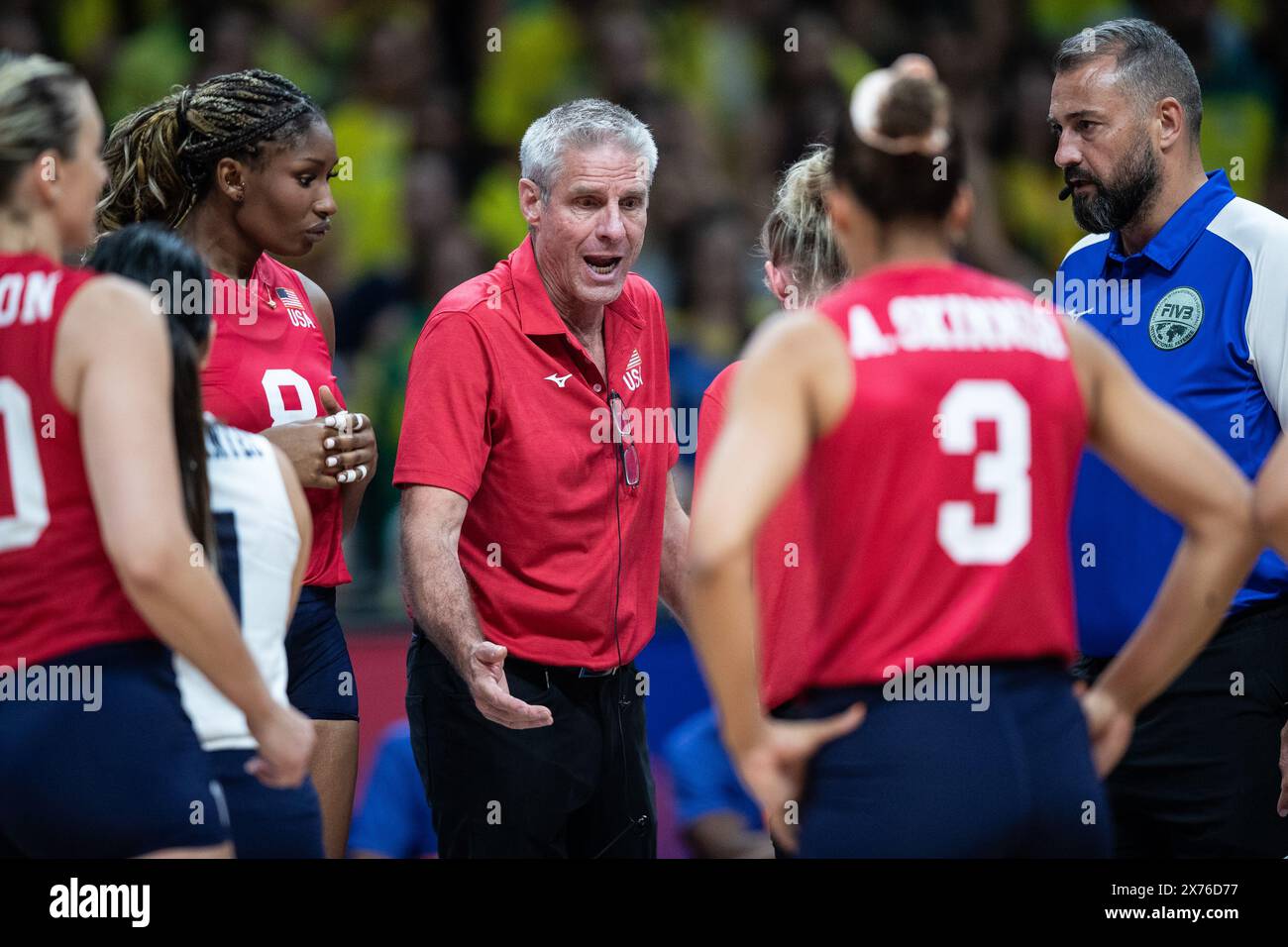 Rio De Janeiro. 18th May, 2024. Karch Kiraly, the head coach of the ...