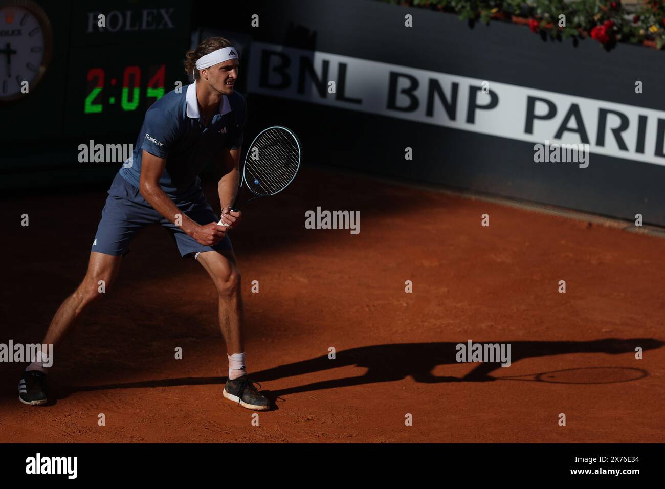 Rome, Italy 17.05.2024: Alejandro Tabilo CHILE vs Alexander Zverev ...