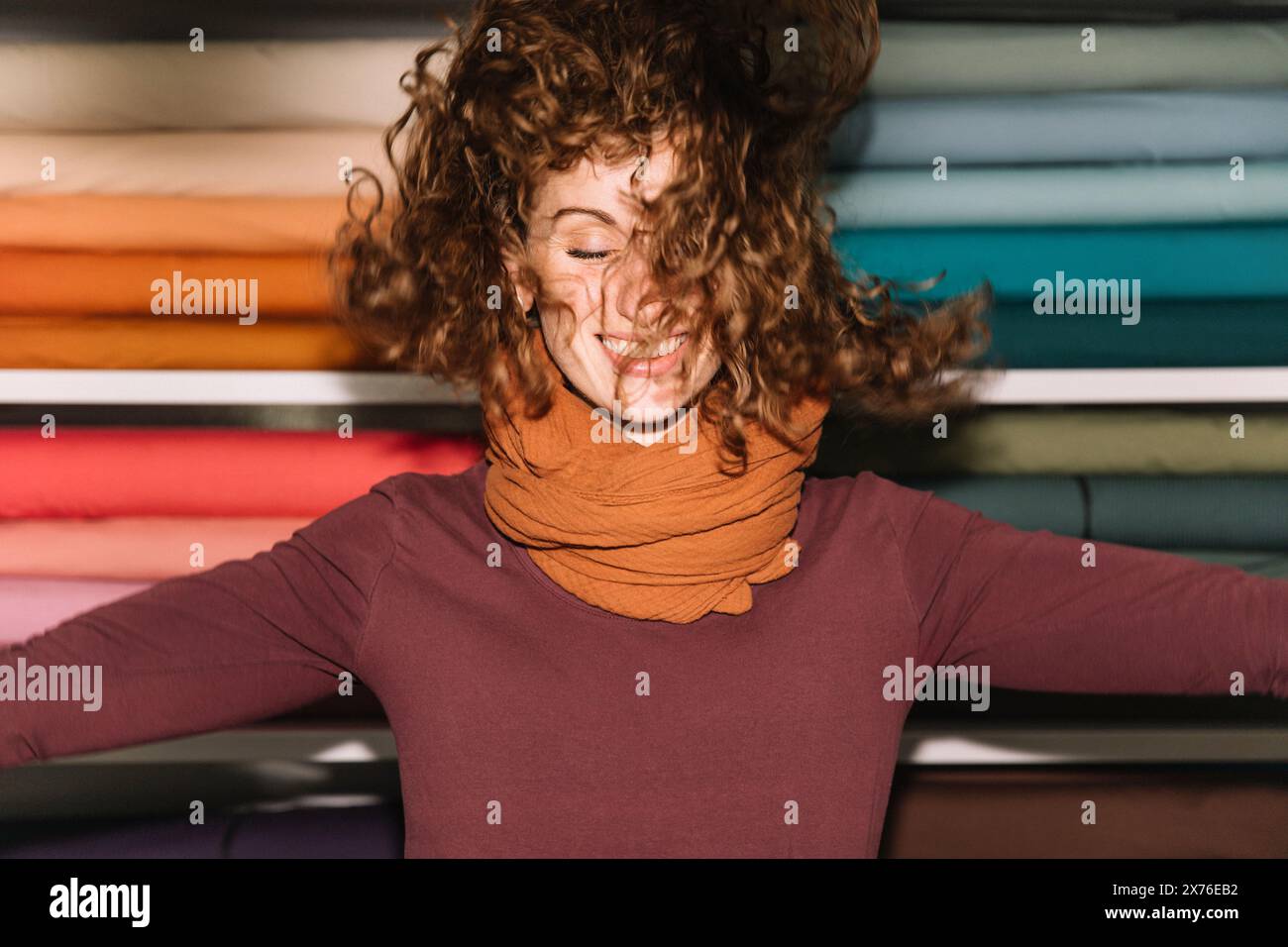 Exuberant woman hi-res stock photography and images - Alamy